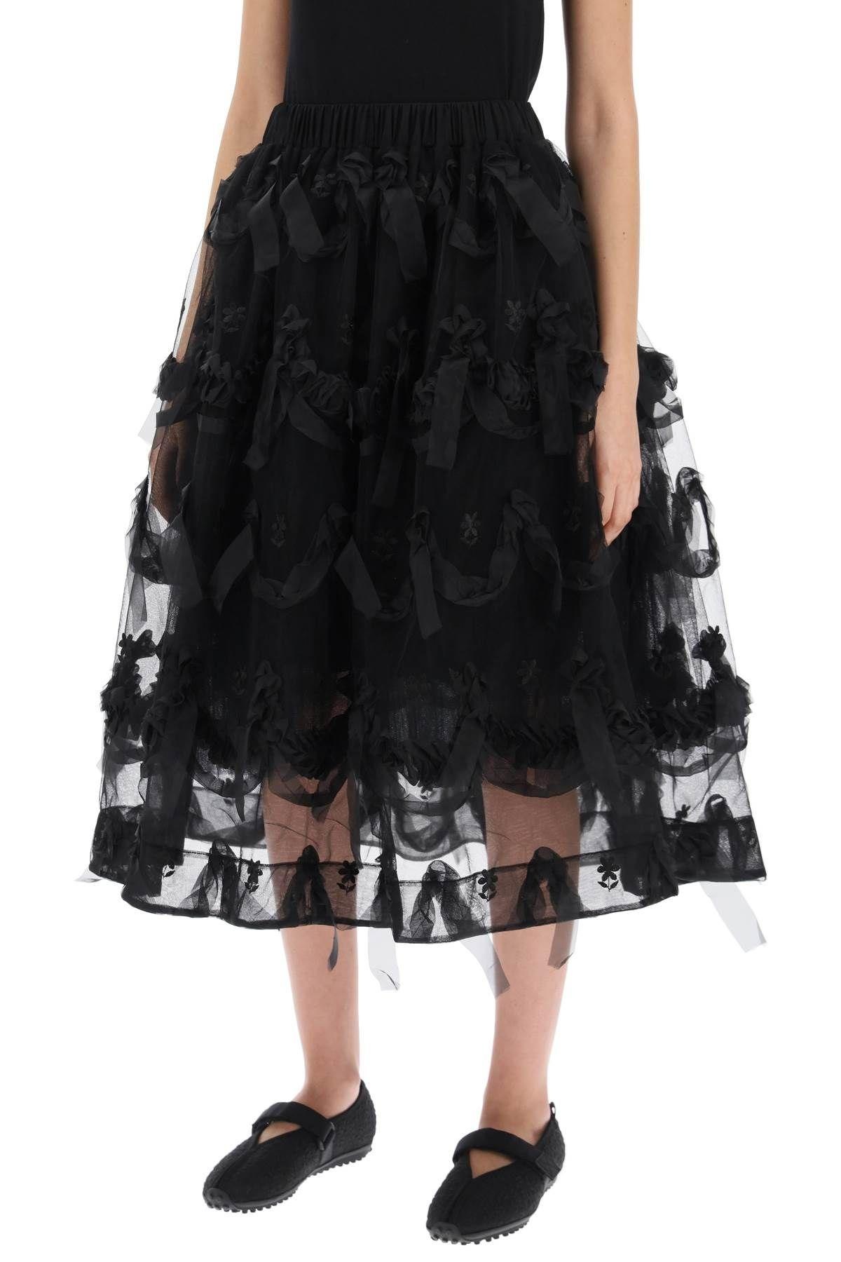 Simone Rocha Embroidered tulle tutu skirt Simone Rocha | REVERSIBLE
