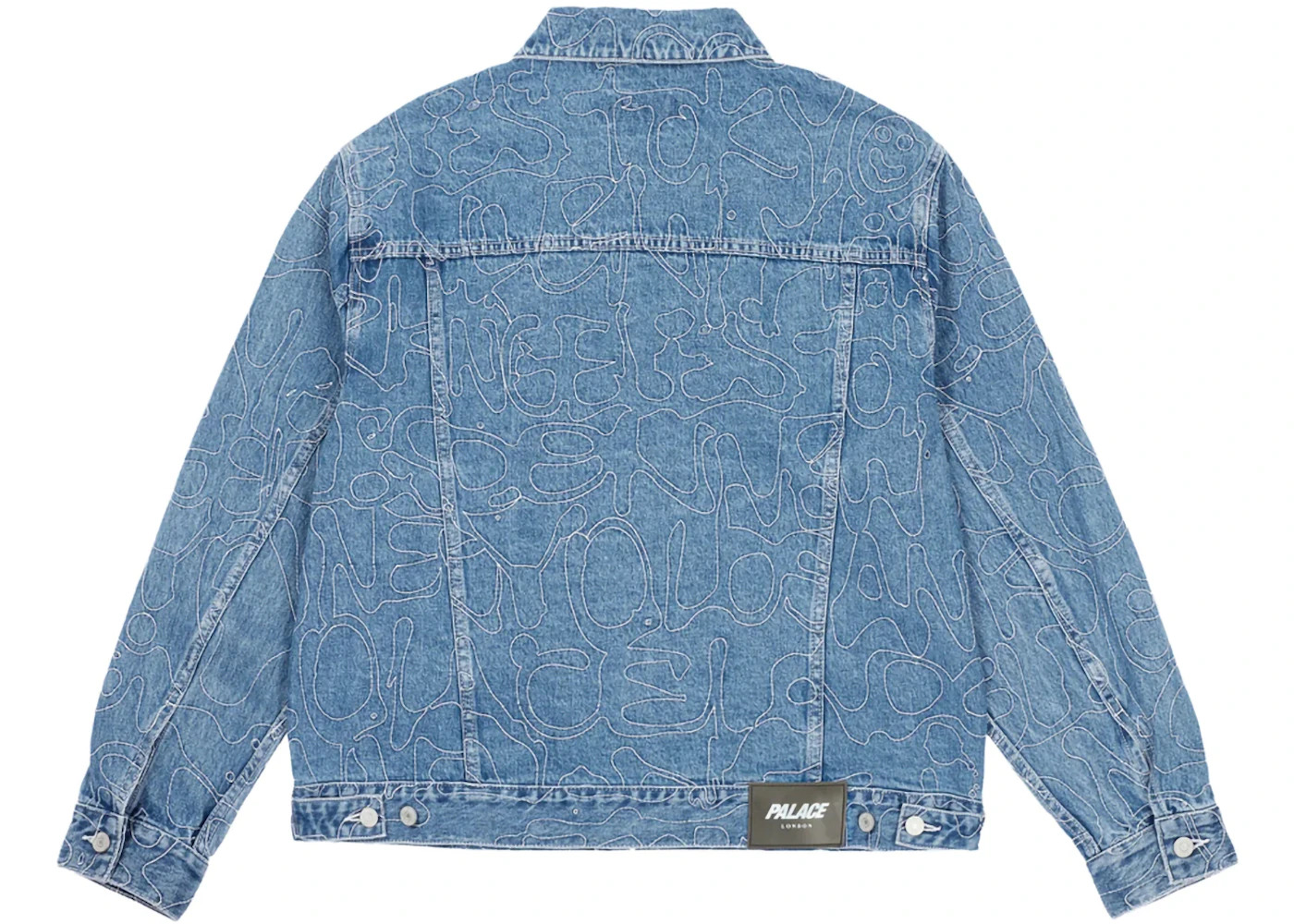 PALACE Palace Splat Denim Jacket Stone Wash | REVERSIBLE