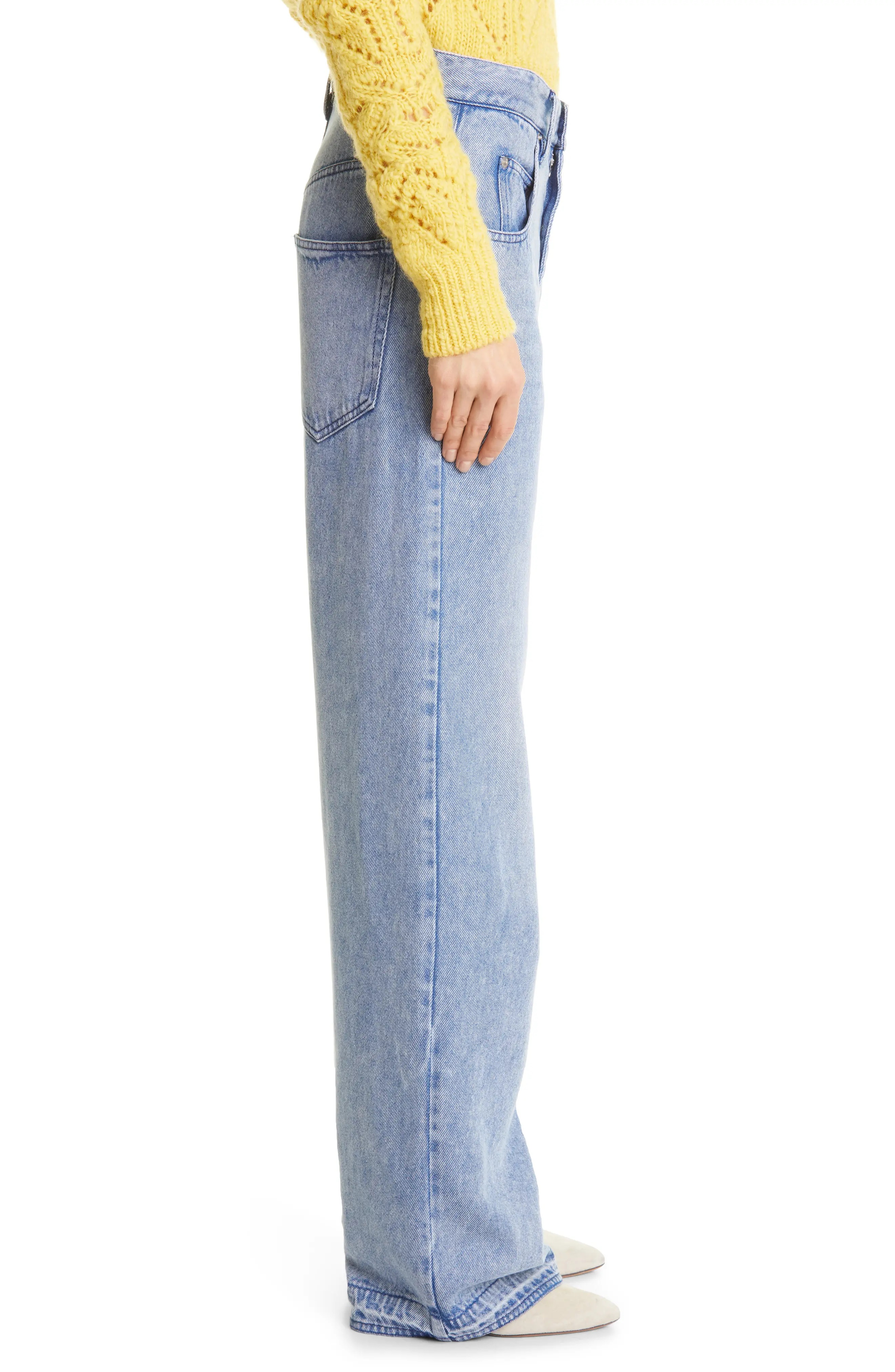 Isabel Marant Étoile Tilorsya Fluid Denim Jeans | REVERSIBLE