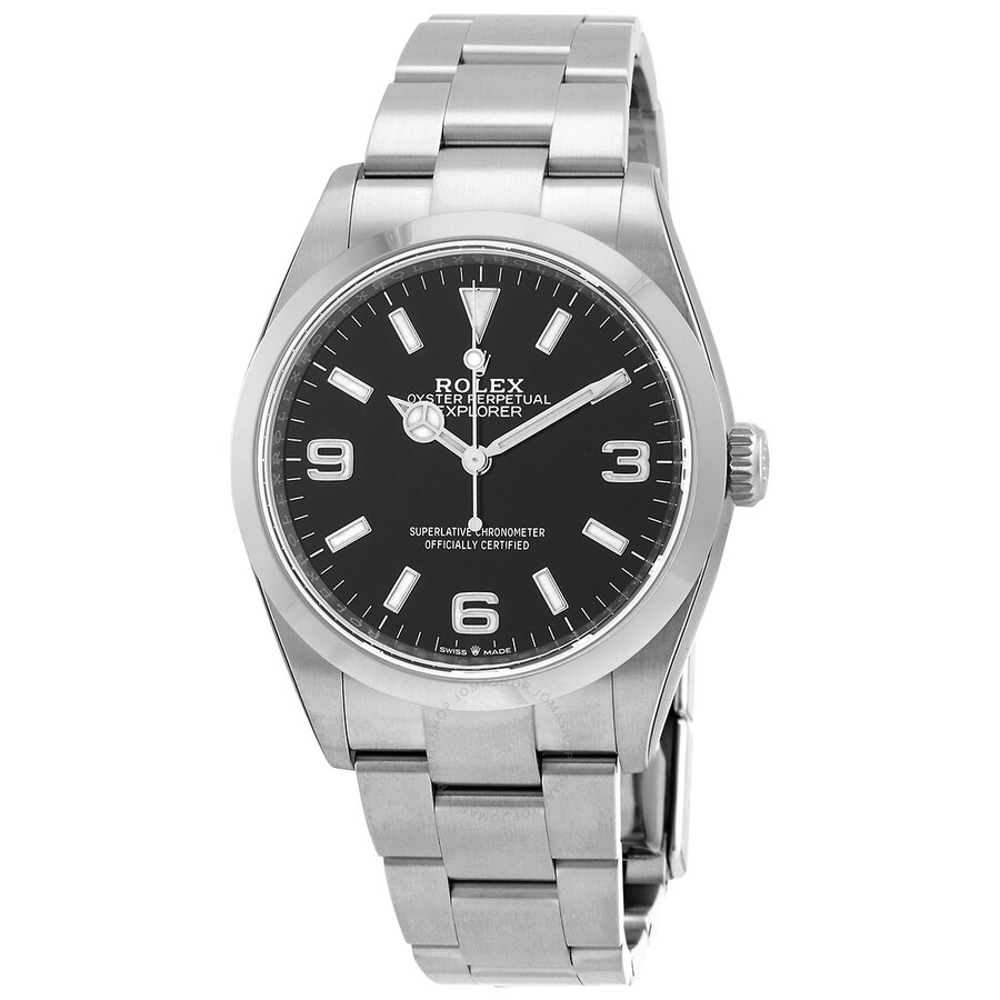 ROLEX Pre-owned Rolex Explorer Black Dial Men's Watch M124270-0001 ...