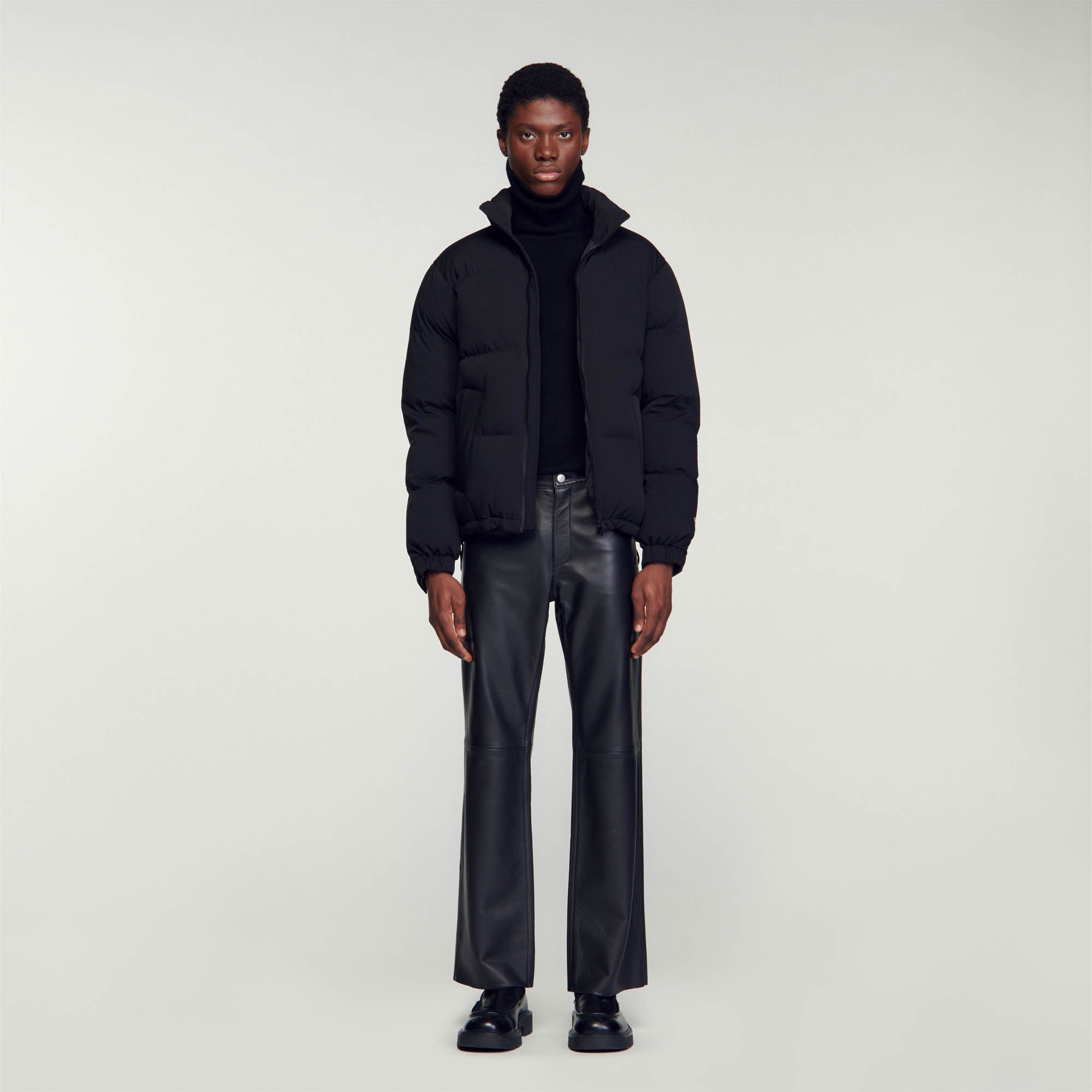 Sandro Oversized puffer jacket | REVERSIBLE