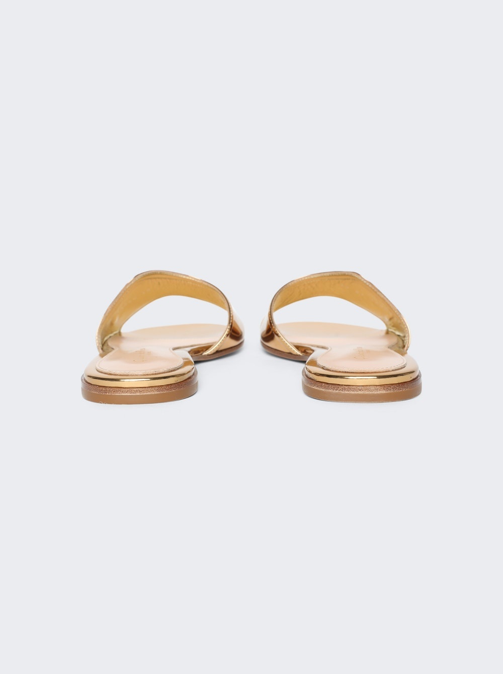 Gianvito Rossi Lucrezia Metal Mule Mekong | REVERSIBLE