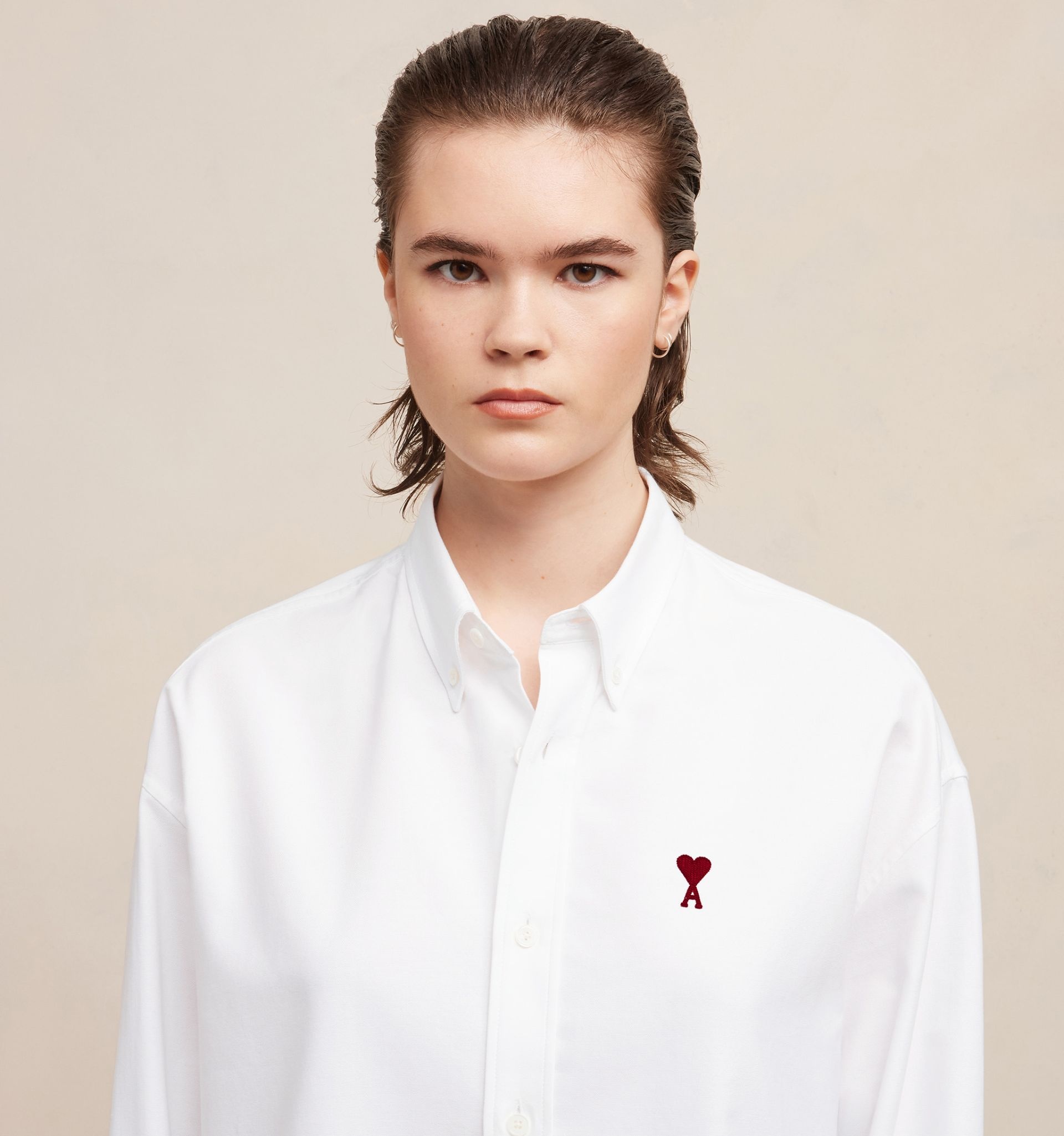 AMI Paris Ami De Coeur Boxy Fit Shirt | amiparis | REVERSIBLE AMI Paris Ami De Coeur Boxy Fit Shirt | amiparis | REVERSIBLE