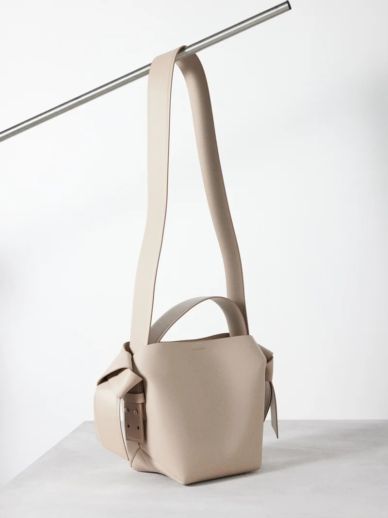 Acne Studios Musubi mini leather cross-body bag | REVERSIBLE