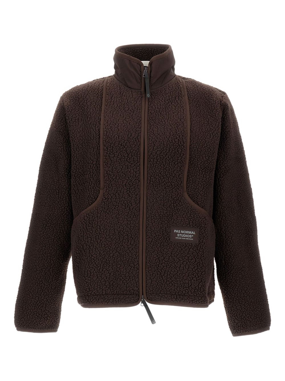 PAS NORMAL STUDIOS® panelled fleece jacket | REVERSIBLE