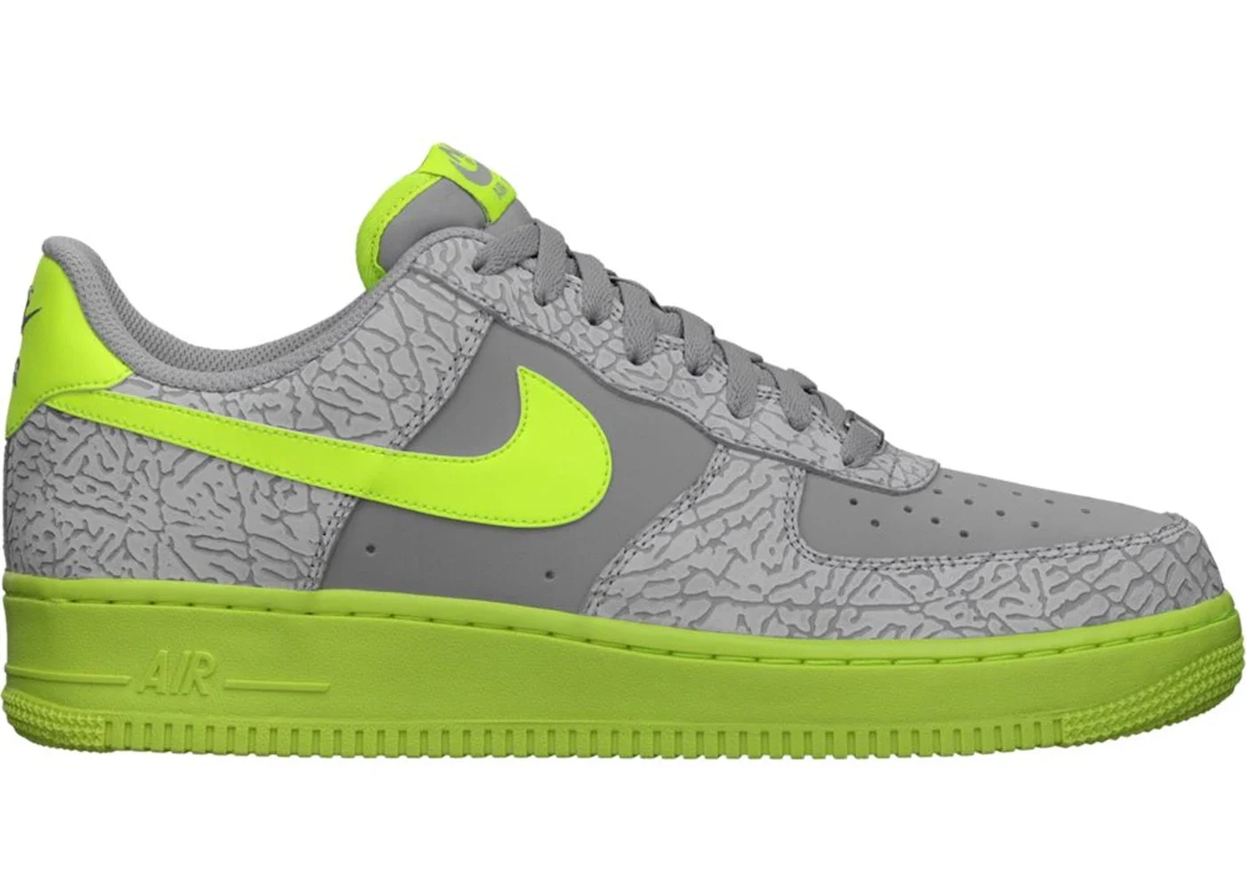 Nike Nike Air Force 1 Low Cement Volt | REVERSIBLE