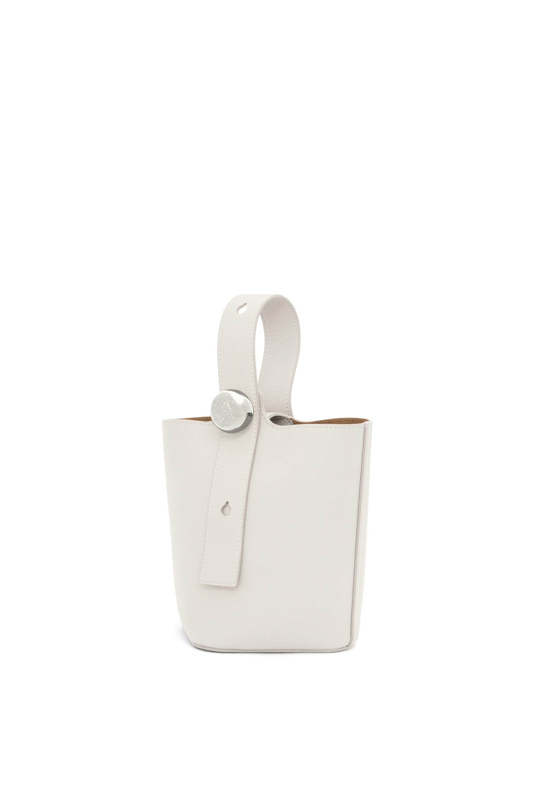 Loewe Mini Pebble Bucket bag in soft grained calfskin | REVERSIBLE