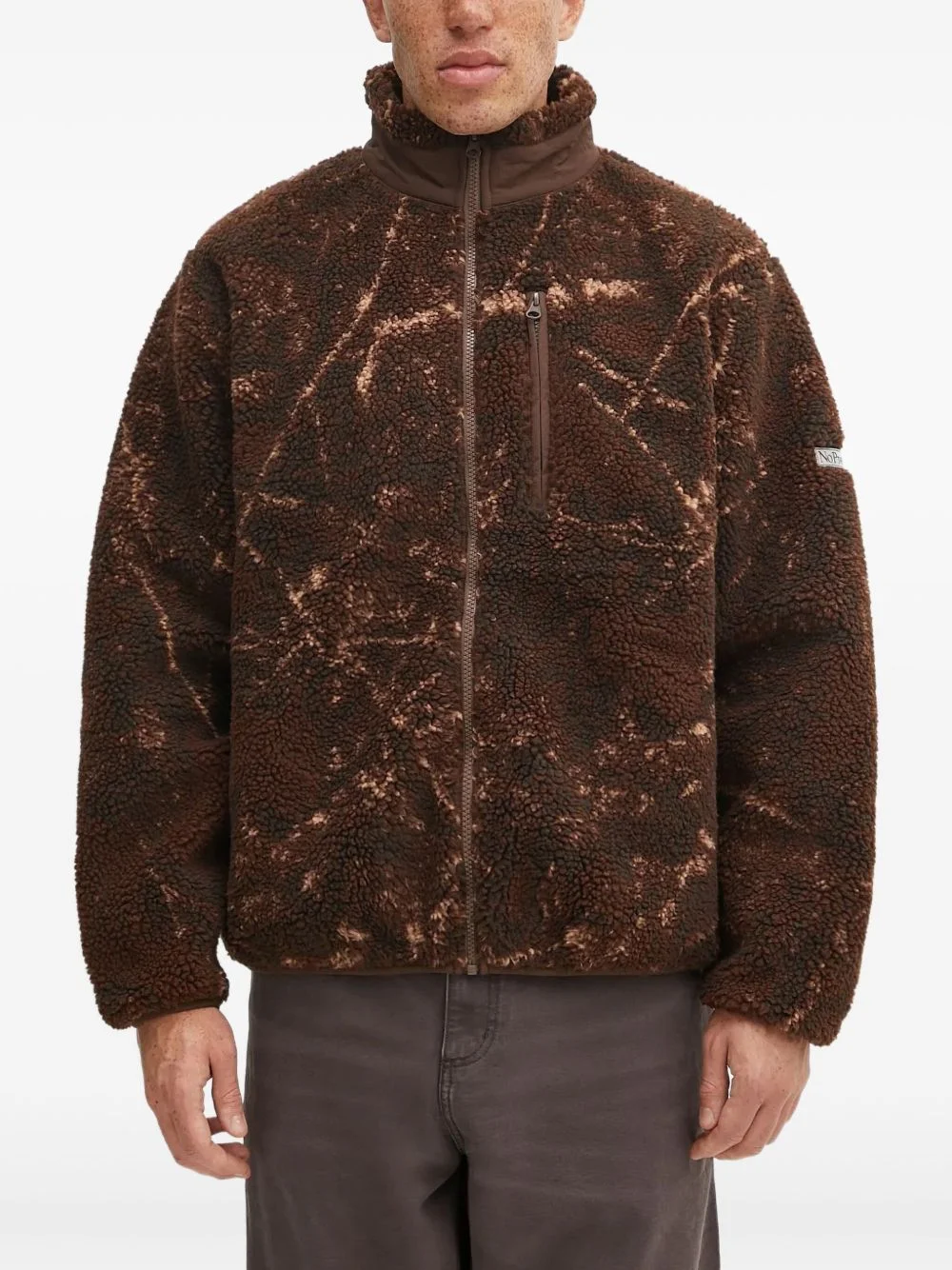 No Problemo zip-up fleece jacket | REVERSIBLE