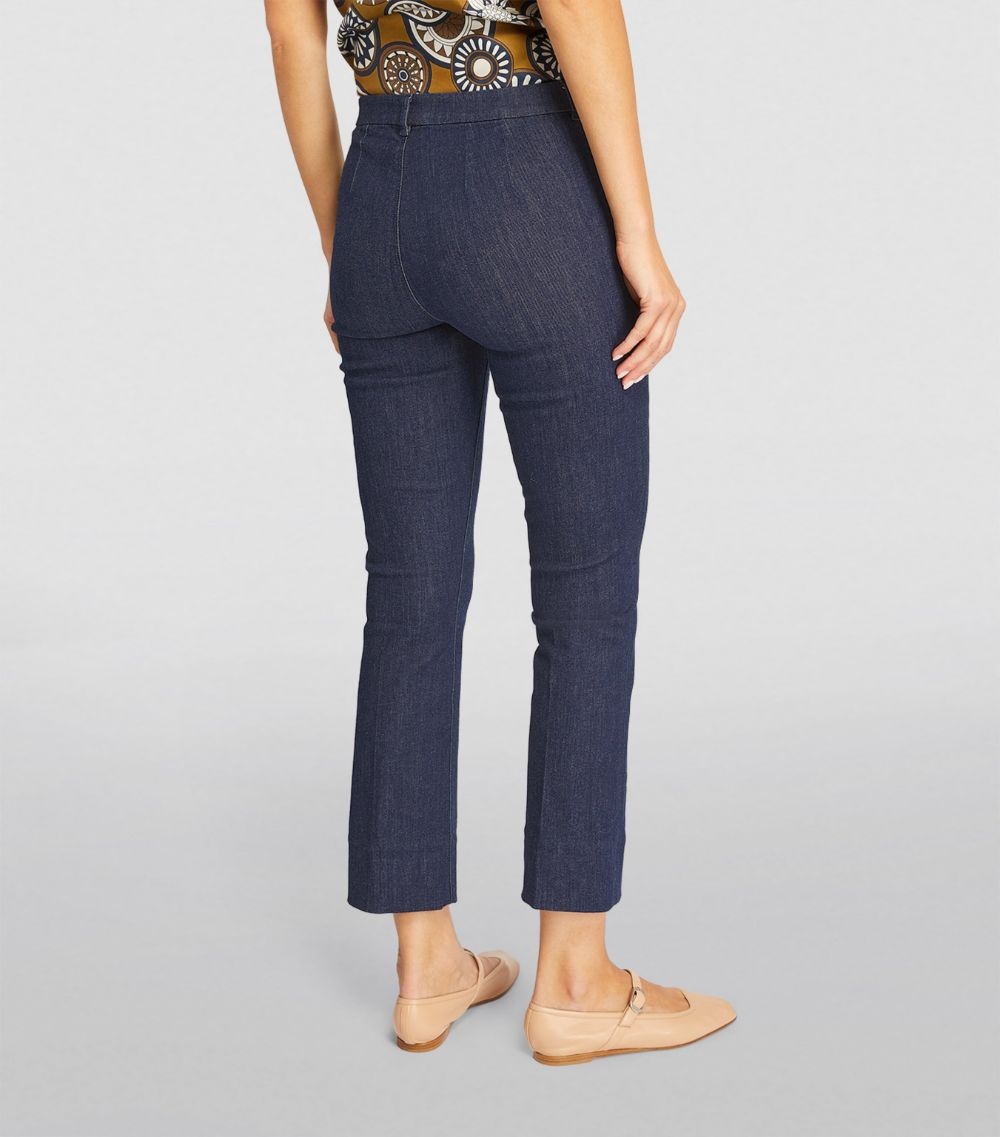 Max Mara Low-Rise Kick-Flare Denise Jeans | REVERSIBLE