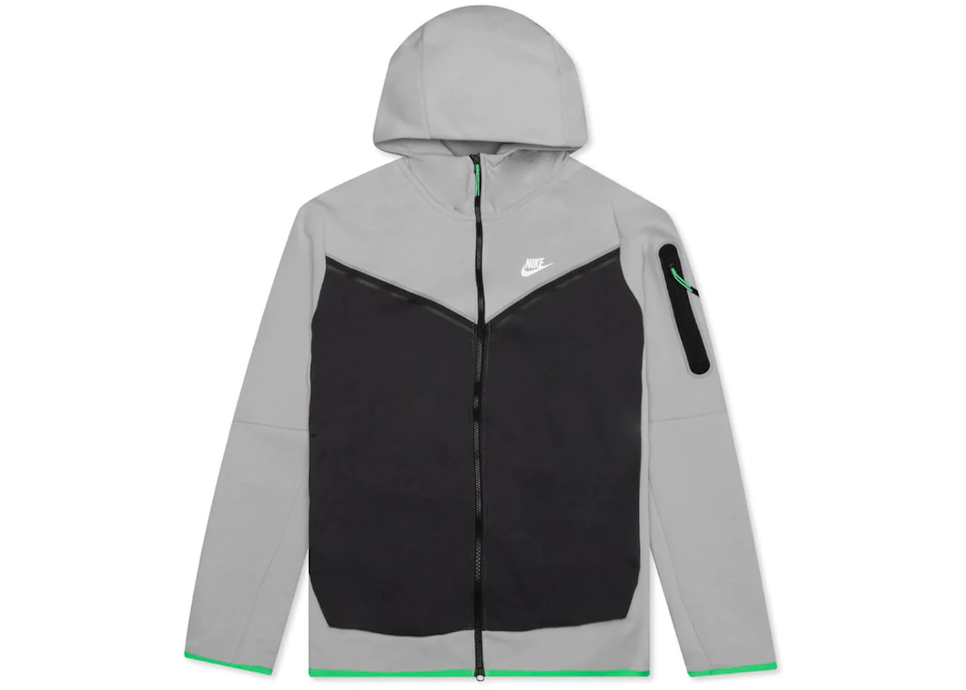 Nike Nike Sportswear Tech Fleece Full-Zip Hoodie Light Smoke Grey ...