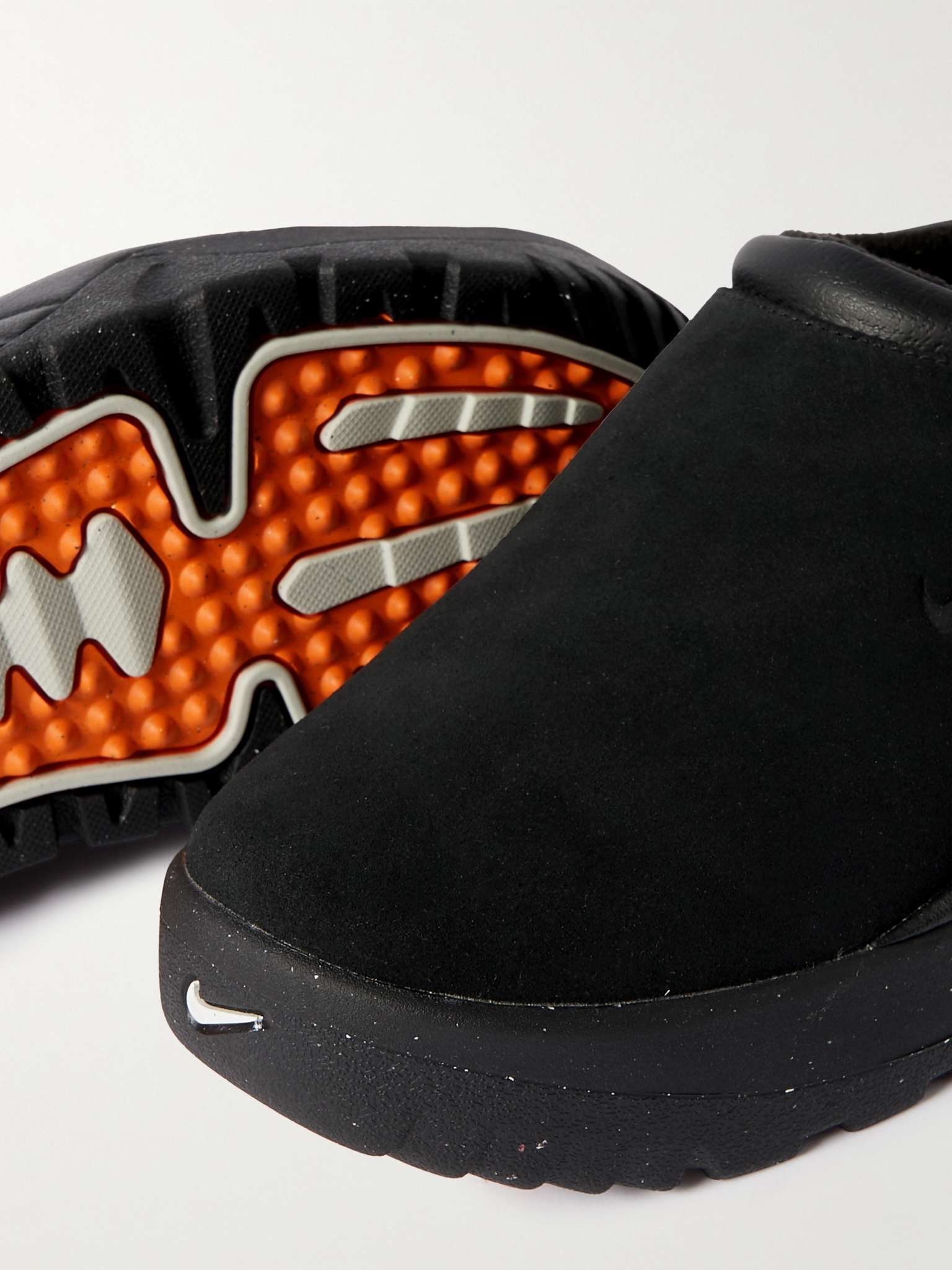 Nike ACG Rufus Leather-Trimmed Suede Slip-On Sneakers | REVERSIBLE