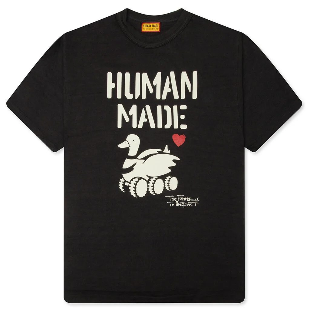 Human Made GRAPHIC T-SHIRT #19 - BLACK - HM31TE019-BLK | REVERSIBLE