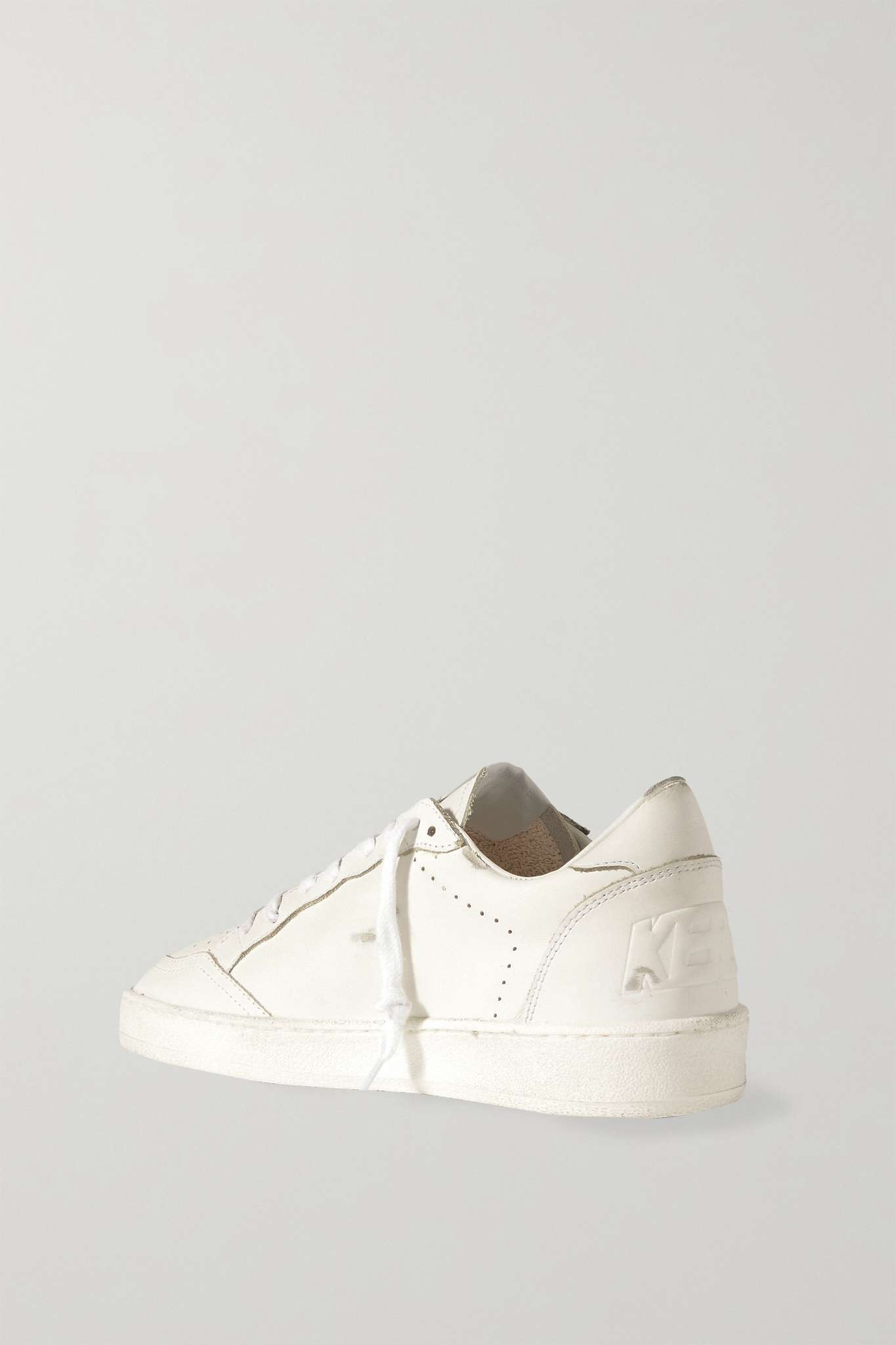Golden Goose Ballstar distressed leather sneakers | REVERSIBLE