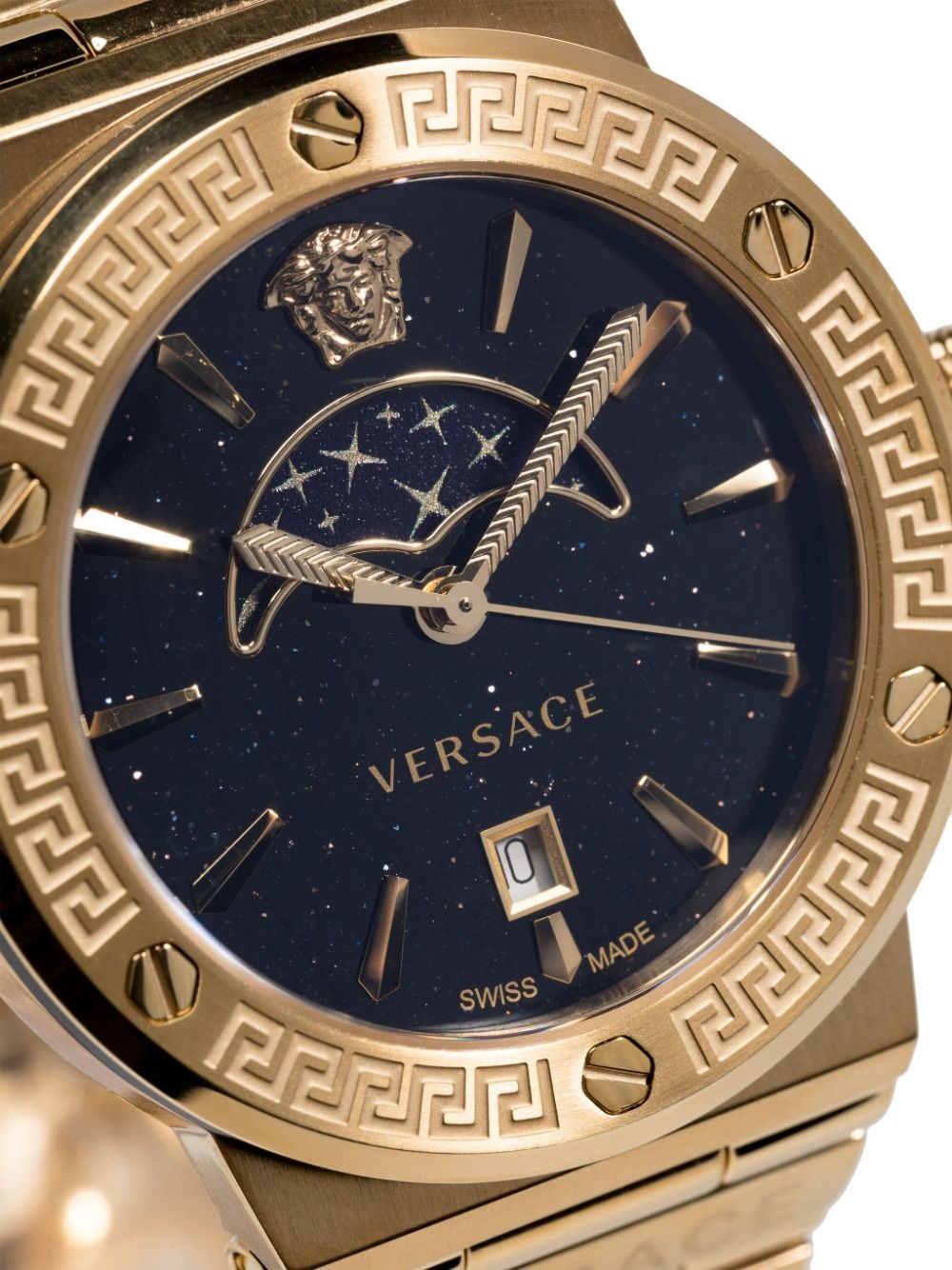 VERSACE Greca Logo Moonphase 38mm | REVERSIBLE