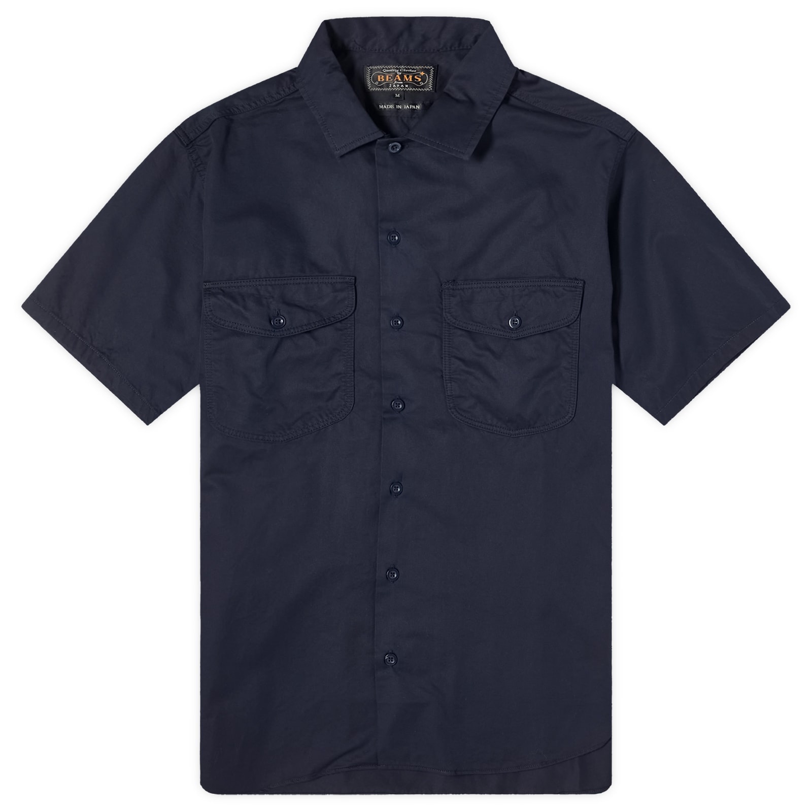 BEAMS PLUS Beams Plus WORK Twill Short Sleeve Shirt | REVERSIBLE