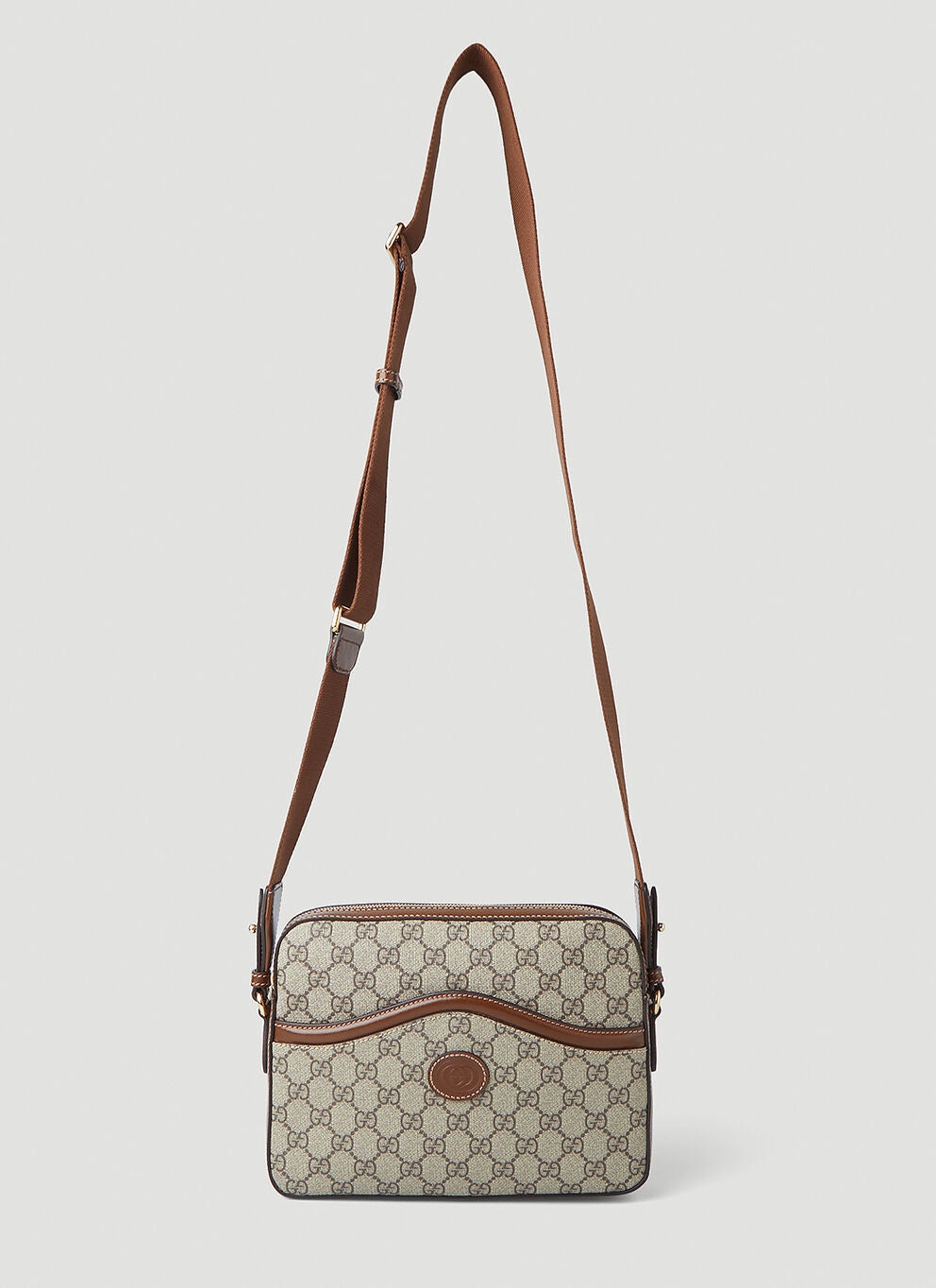 GUCCI Gucci Men Interlocking G Supreme Crossbody Bag | luosophy ...