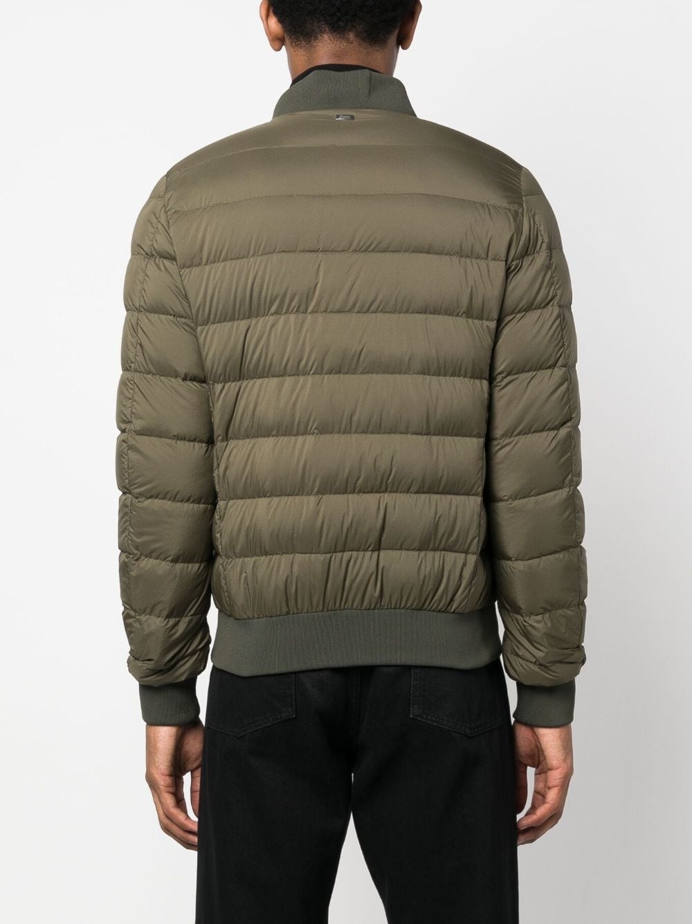 Herno baseball-collar padded jacket | REVERSIBLE
