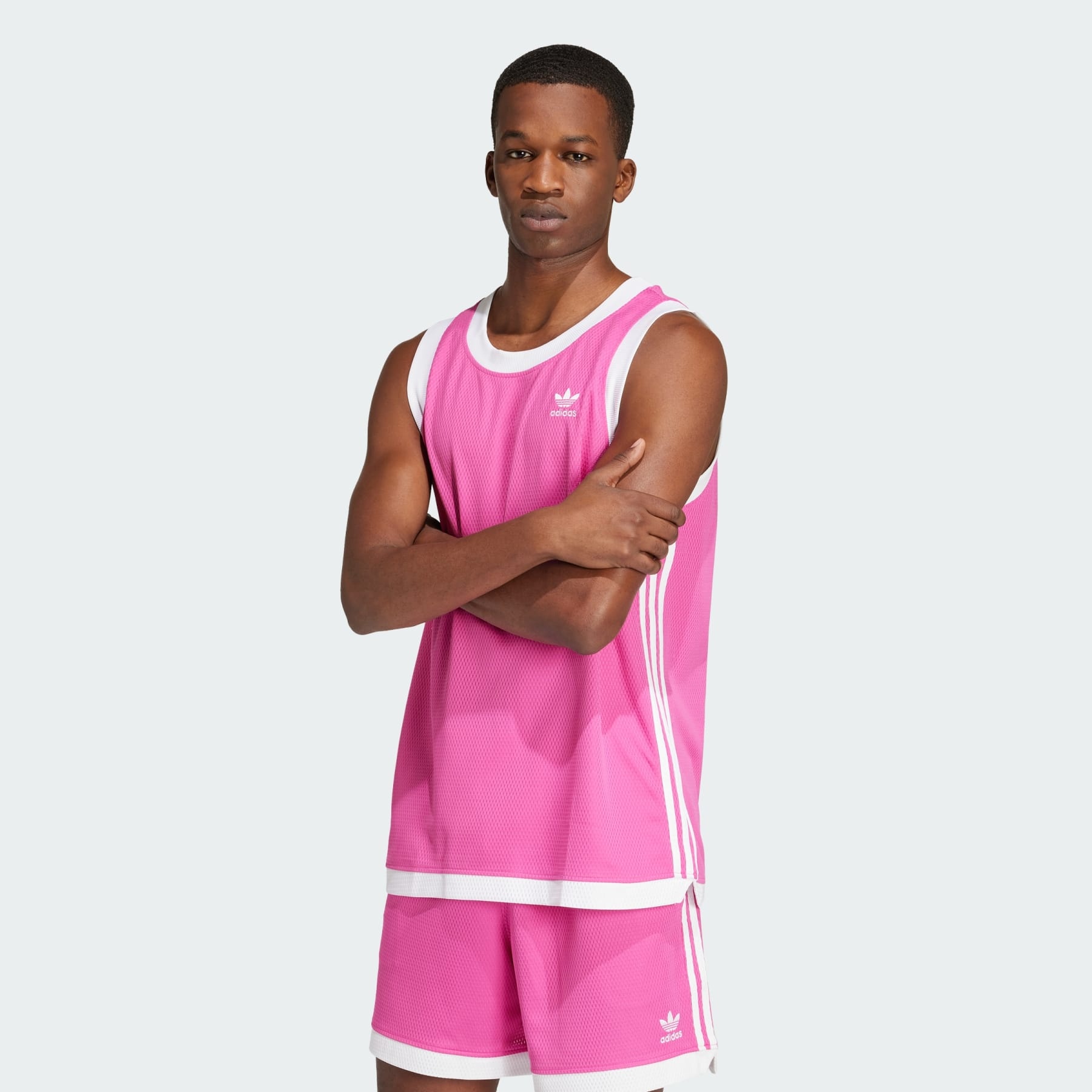 adidas Adicolor Mock Eyelet Vest | REVERSIBLE