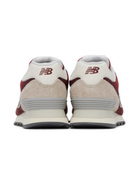 New Balance Red Lunar New Year 574 Sneakers - U574LR2 | REVERSIBLE
