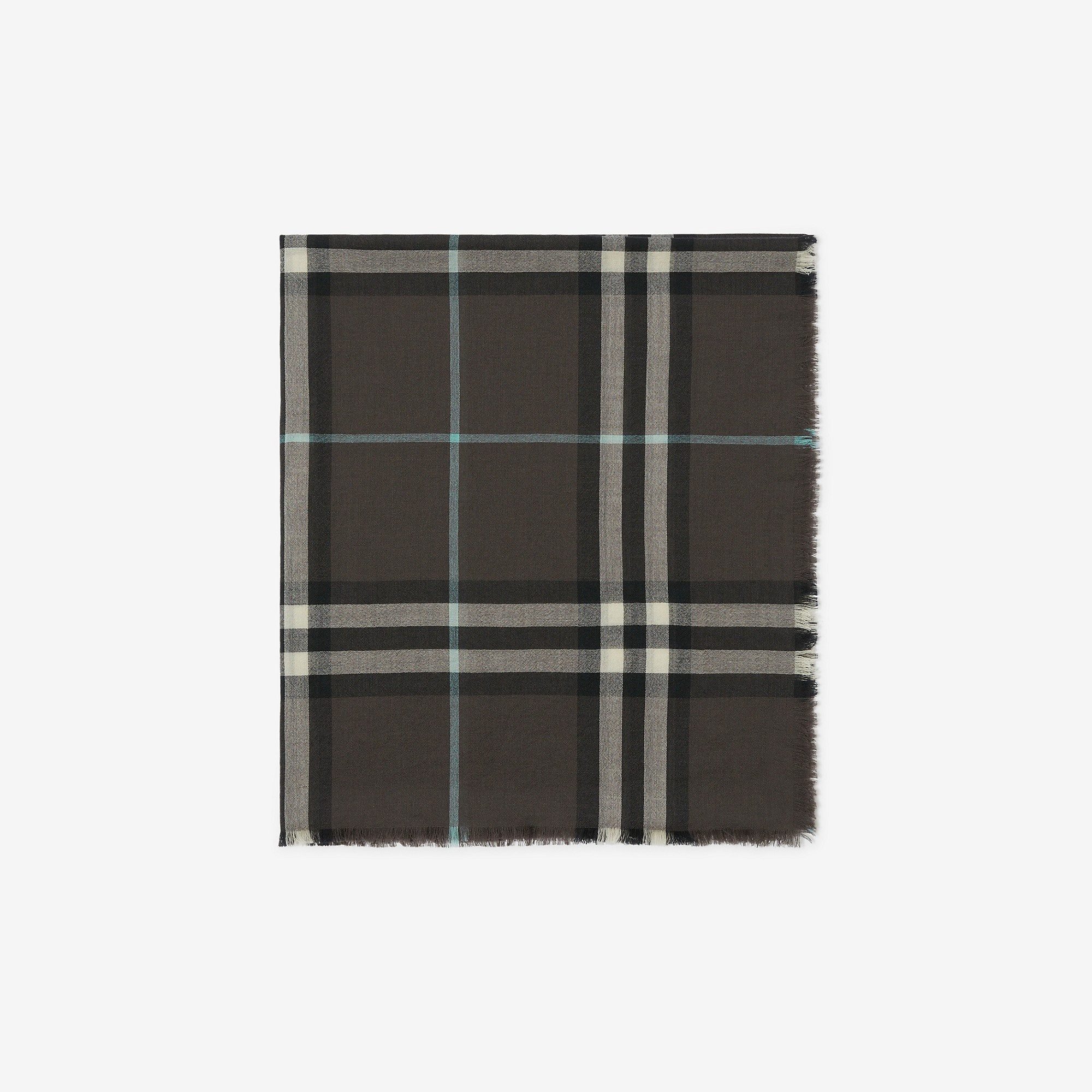 Burberry Check Wool Scarf | REVERSIBLE
