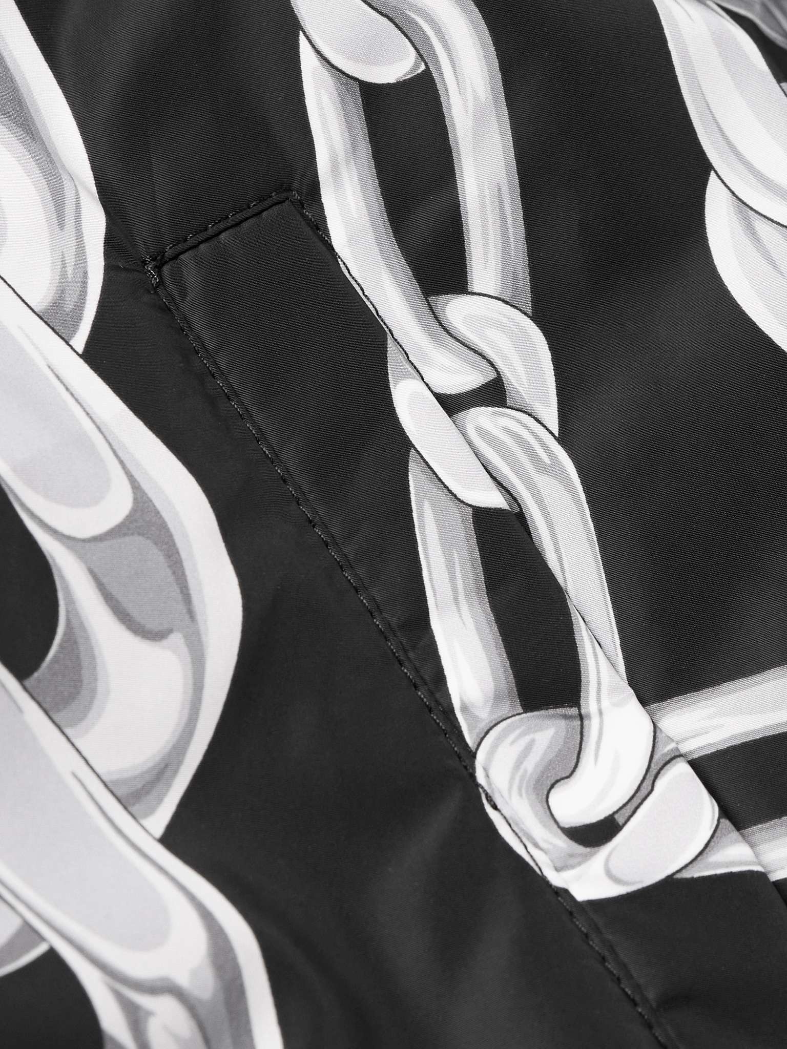 VERSACE Reversible Padded Printed Shell Bomber Jacket | REVERSIBLE