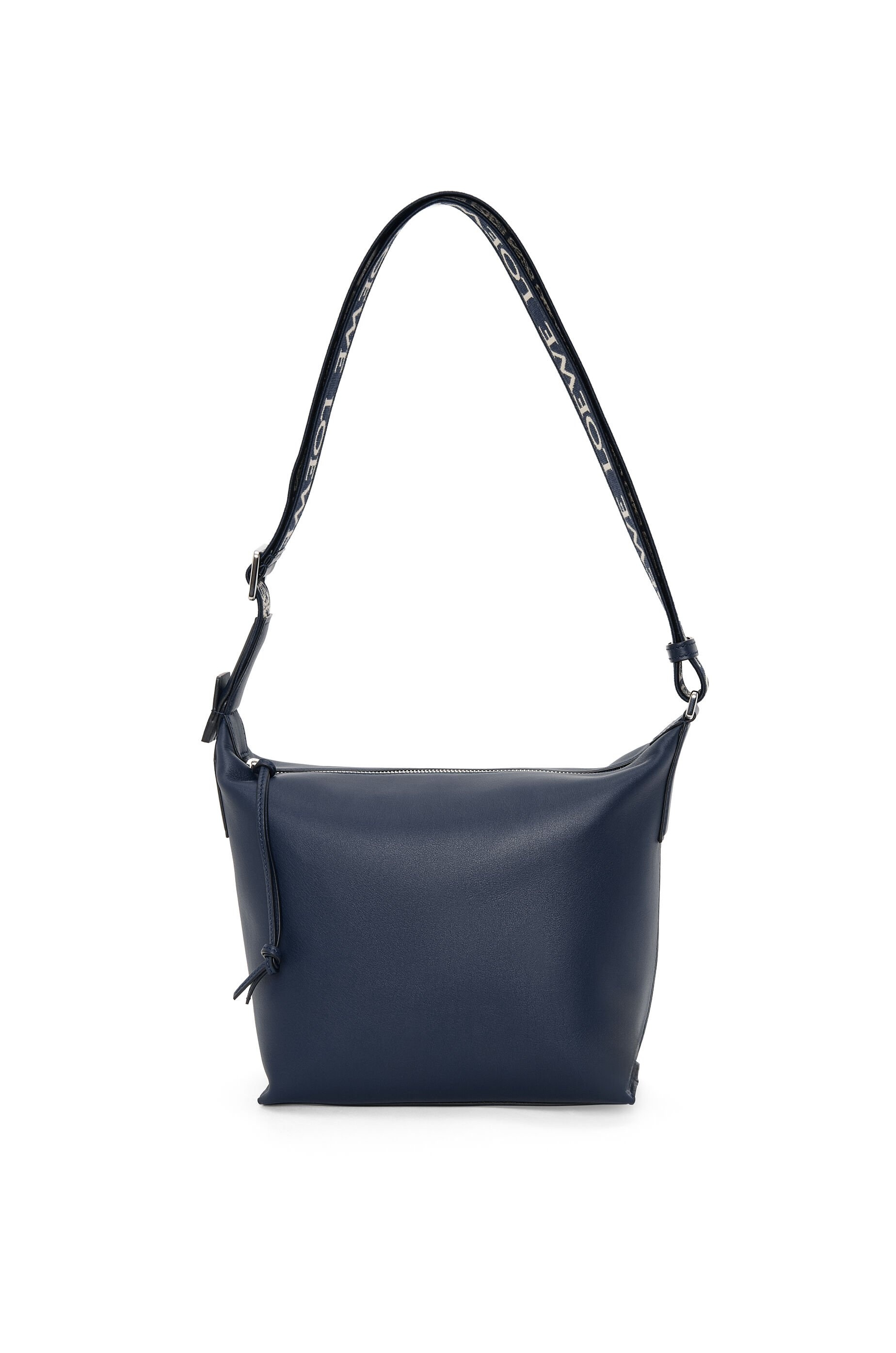 Loewe Small Cubi Crossbody bag in supple smooth calfskin and jacquard ...