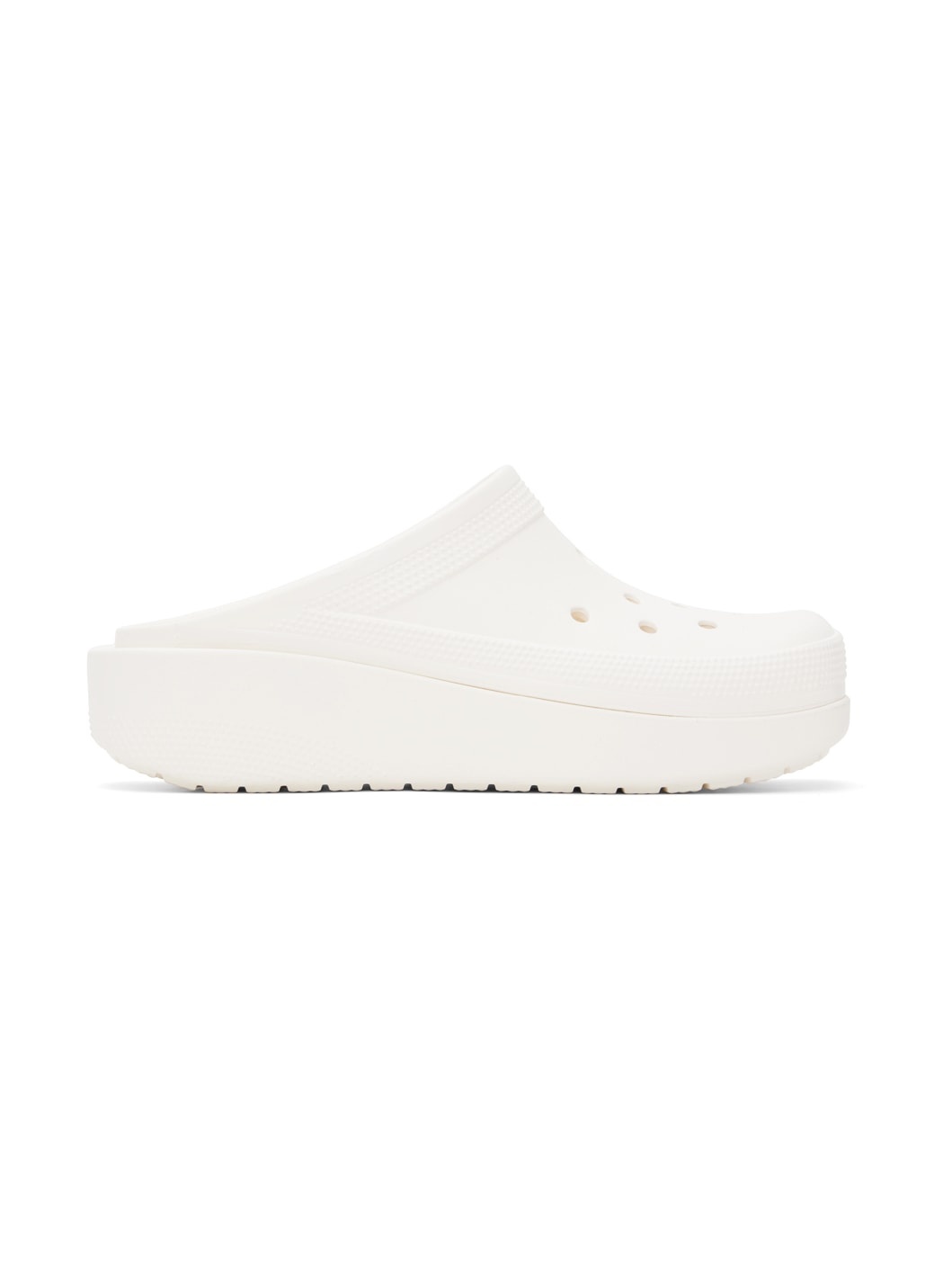 crocs Off-White Classic Blunt Toe Clogs | REVERSIBLE