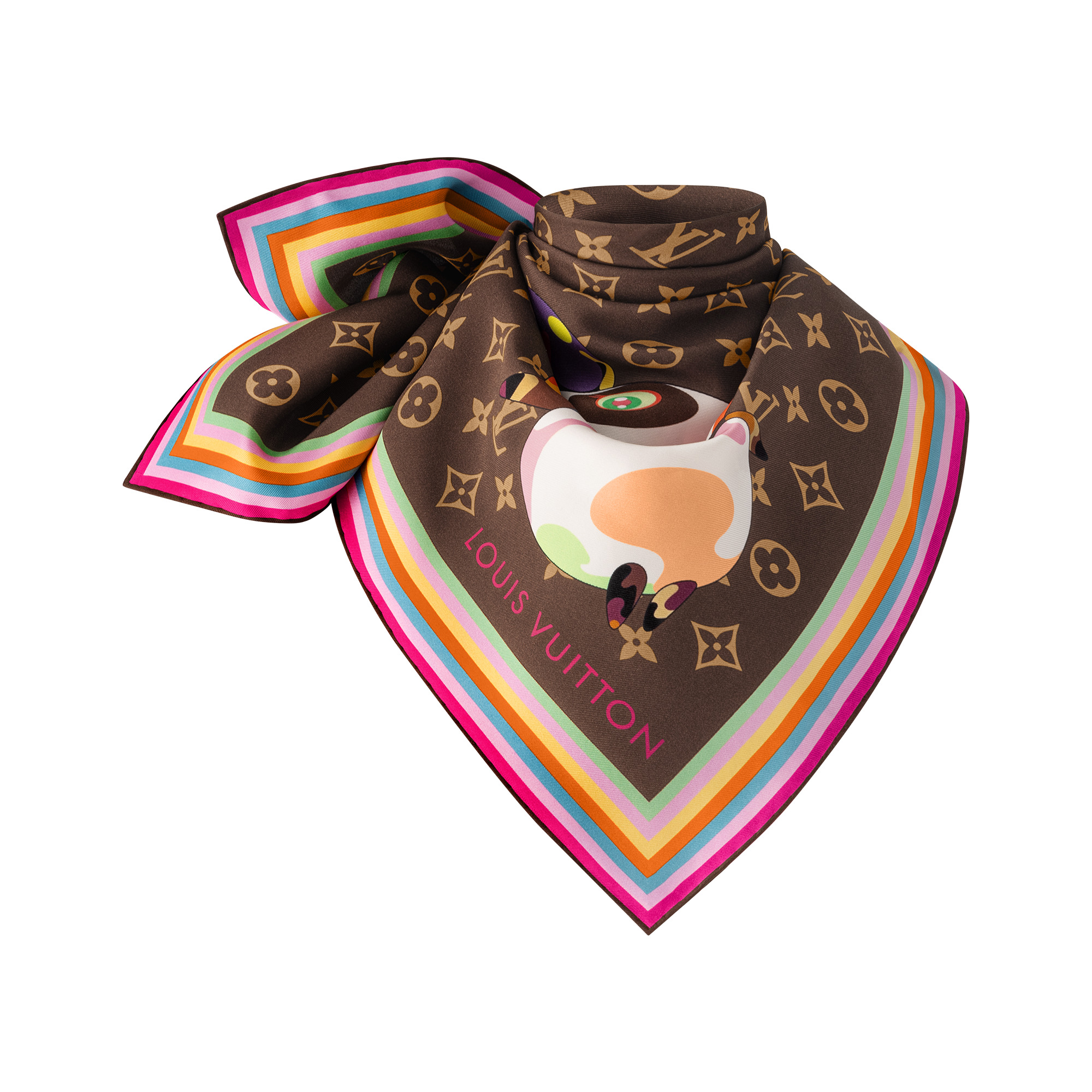 Louis Vuitton LV x TM Monogram Superflat Characters Square 70 | REVERSIBLE