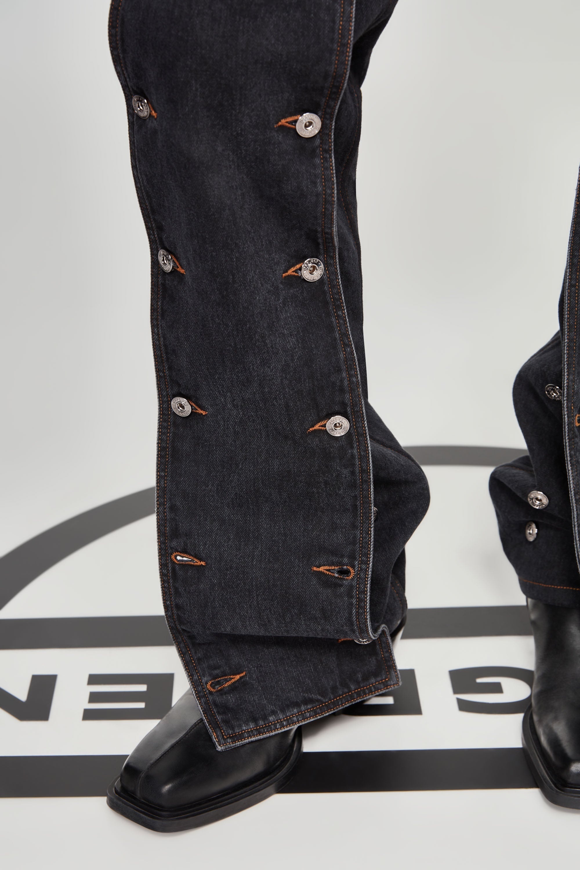 Y/Project Classic Button Panel Jeans | yproject | REVERSIBLE Y/Project Classic Button Panel Jeans | yproject | REVERSIBLE