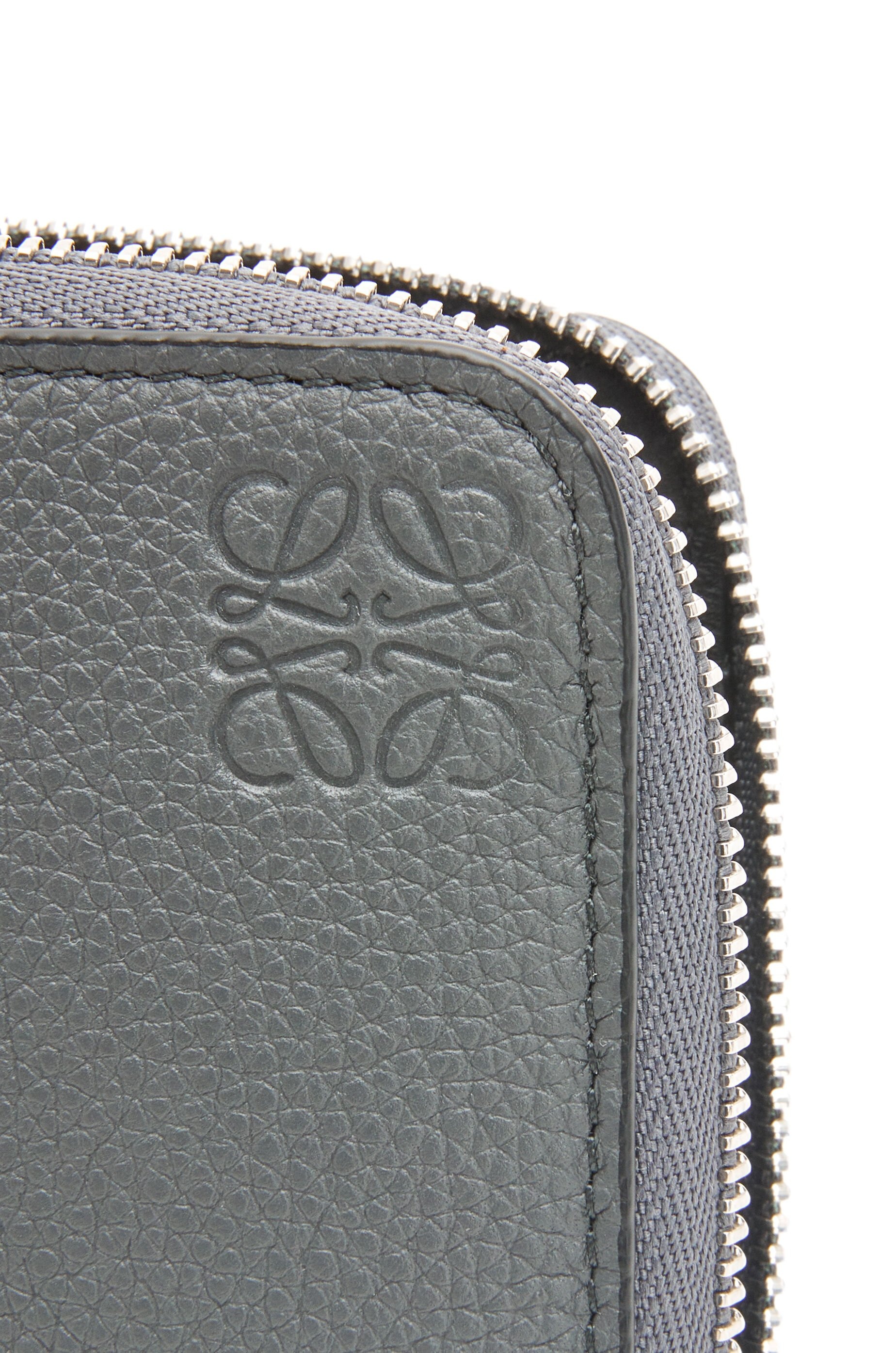 Loewe Zip around wallet in soft grained calfskin | REVERSIBLE