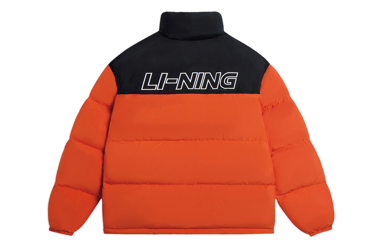 Li-Ning Li-Ning Graphic Color Block Down Jacket 'Black Orange' AYMS307 ...