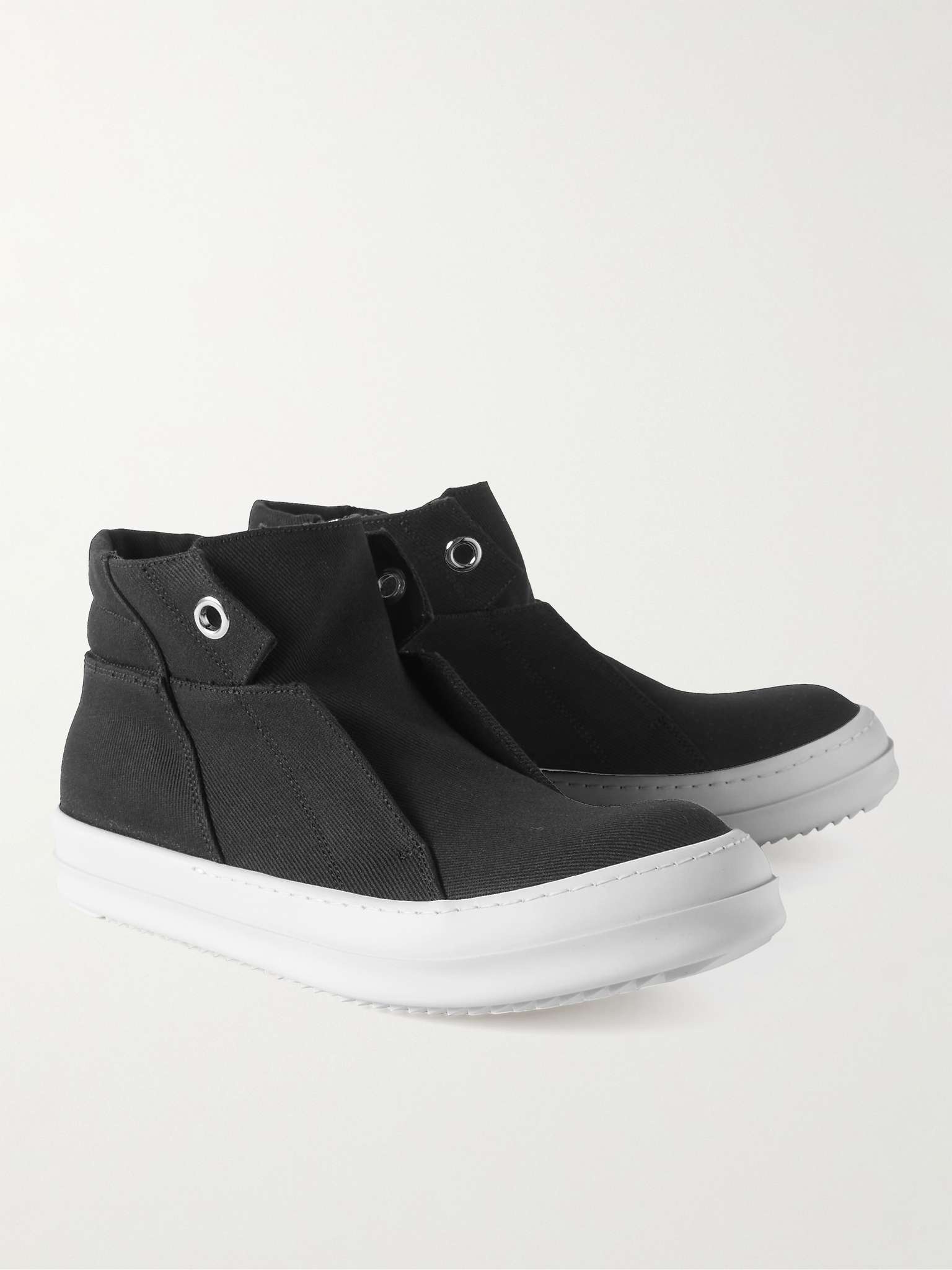 Rick Owens DRKSHDW Dunk Denim Sneakers | REVERSIBLE