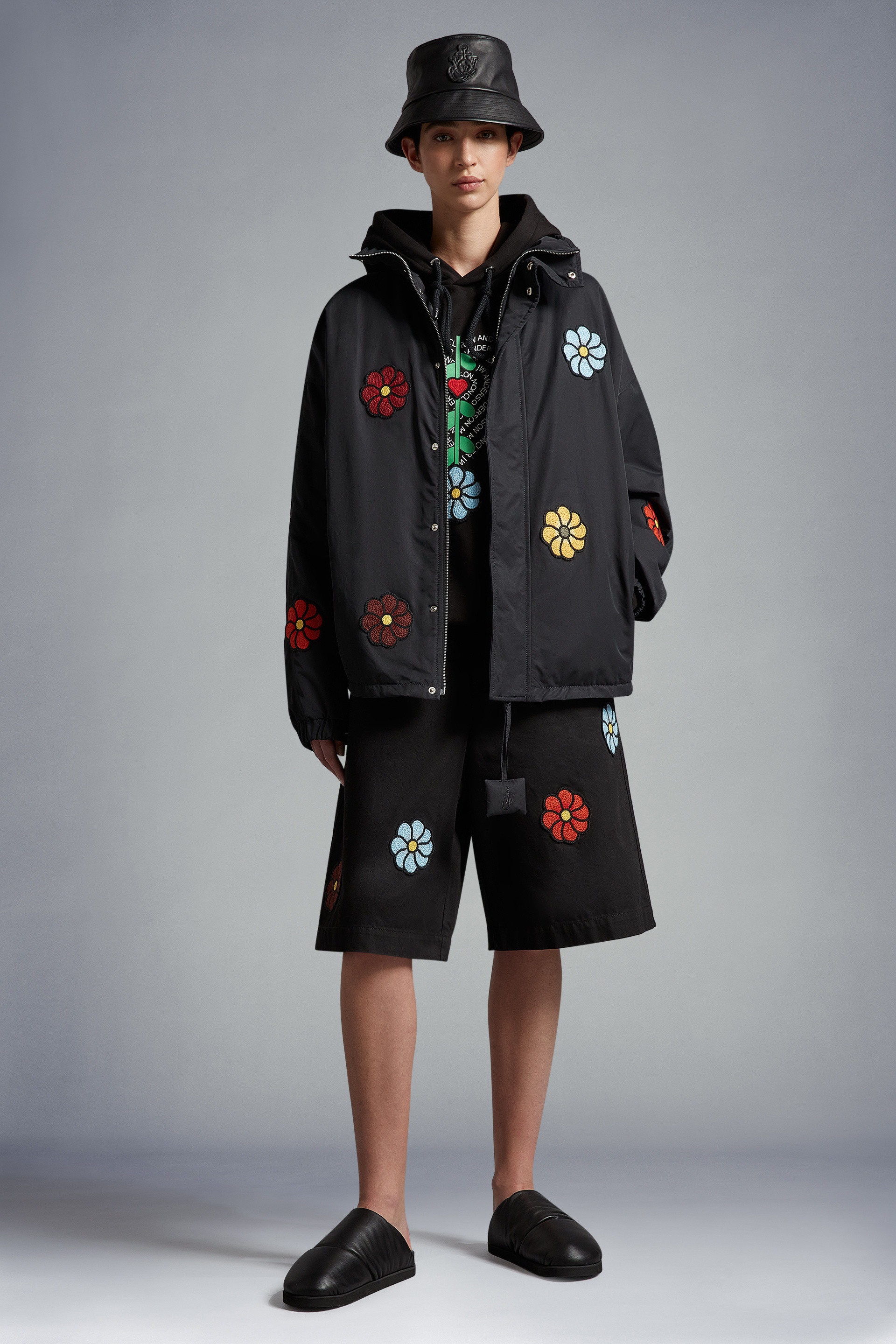 Moncler Delamont Short Down Jacket | REVERSIBLE