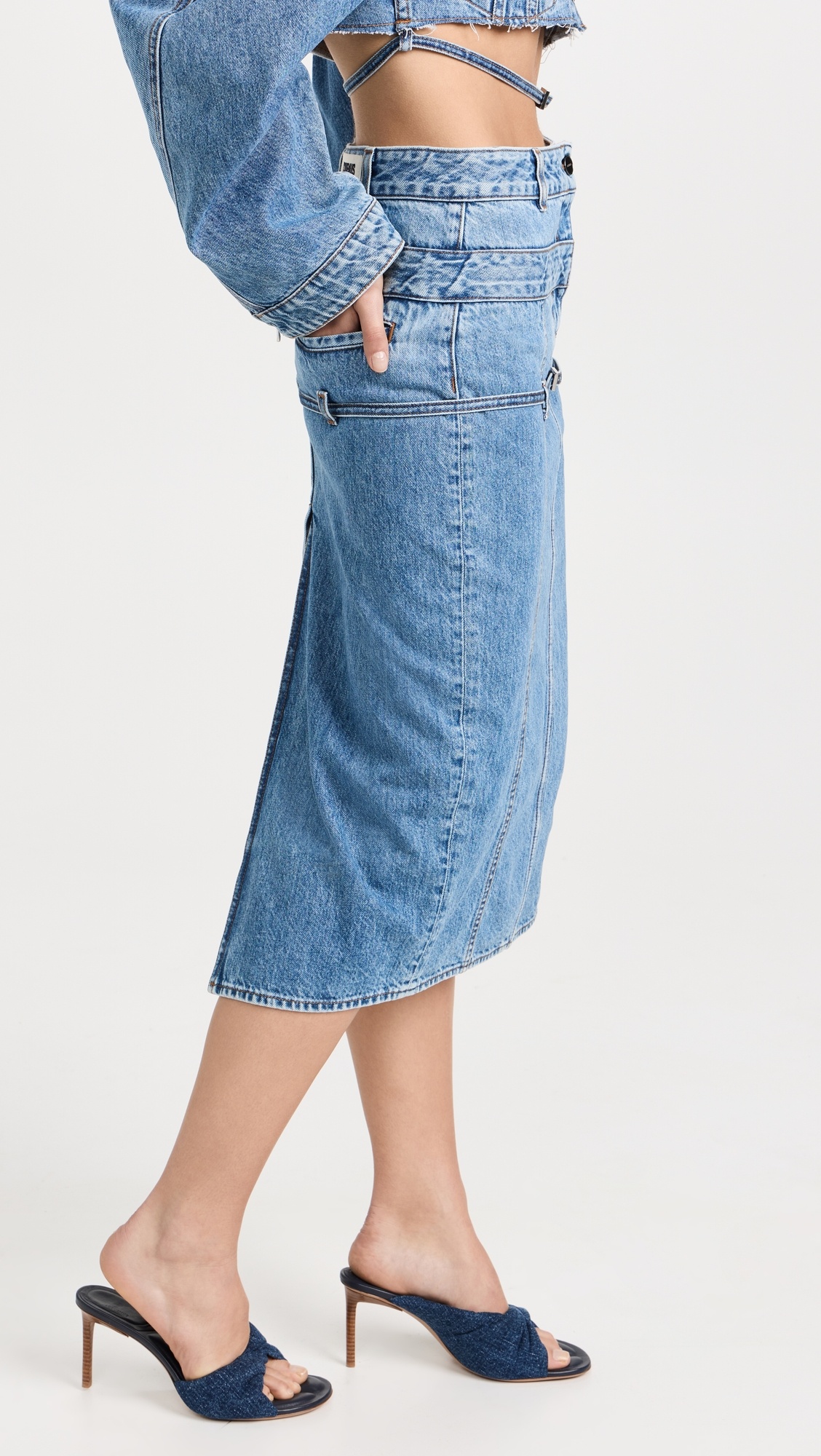 JACQUEMUS La Jupe De Nimes Criollo Skirt | shopbop | REVERSIBLE JACQUEMUS La Jupe De Nimes Criollo Skirt | shopbop | REVERSIBLE