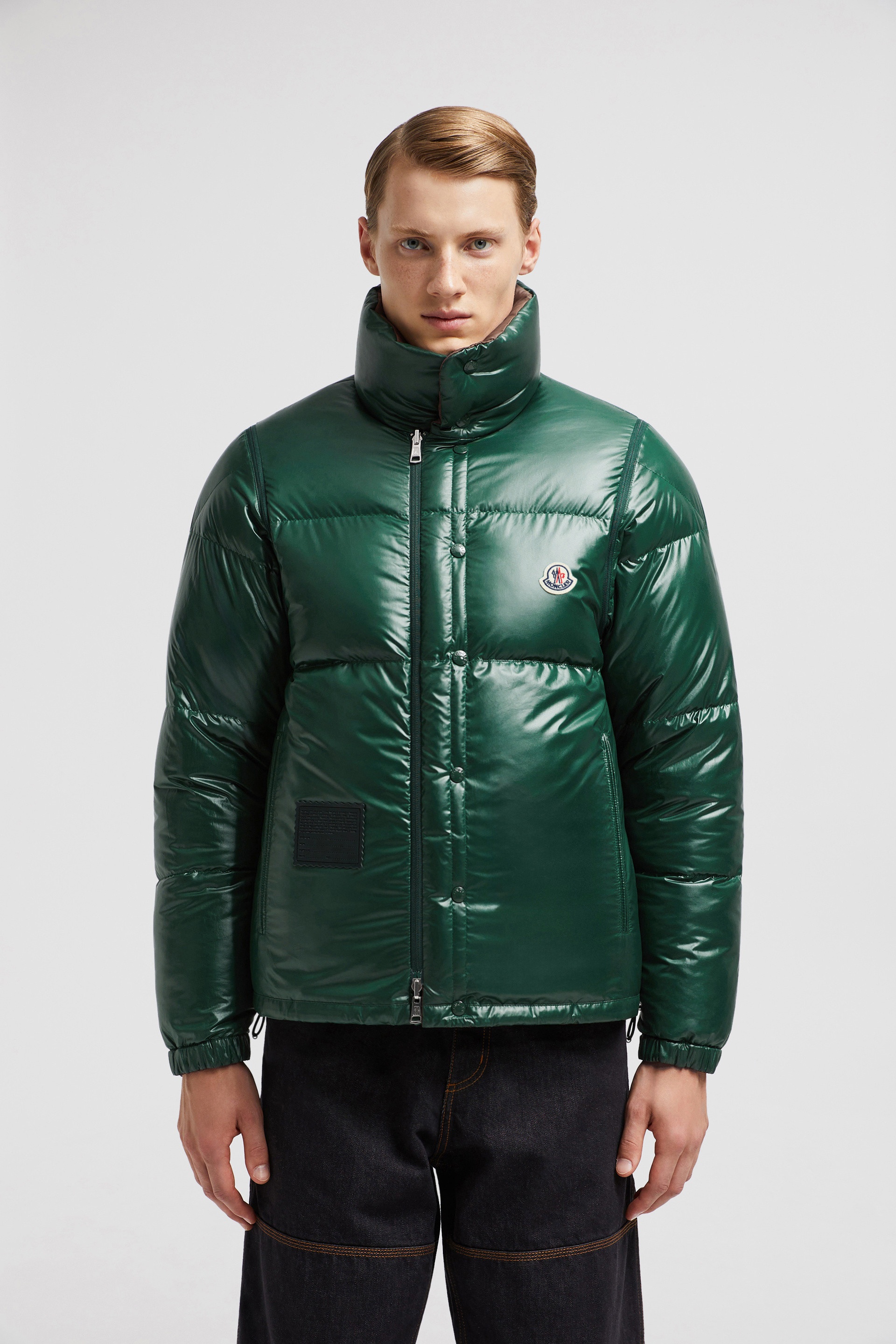 Moncler Moncler Verone Reversible Short Down Jacket | REVERSIBLE