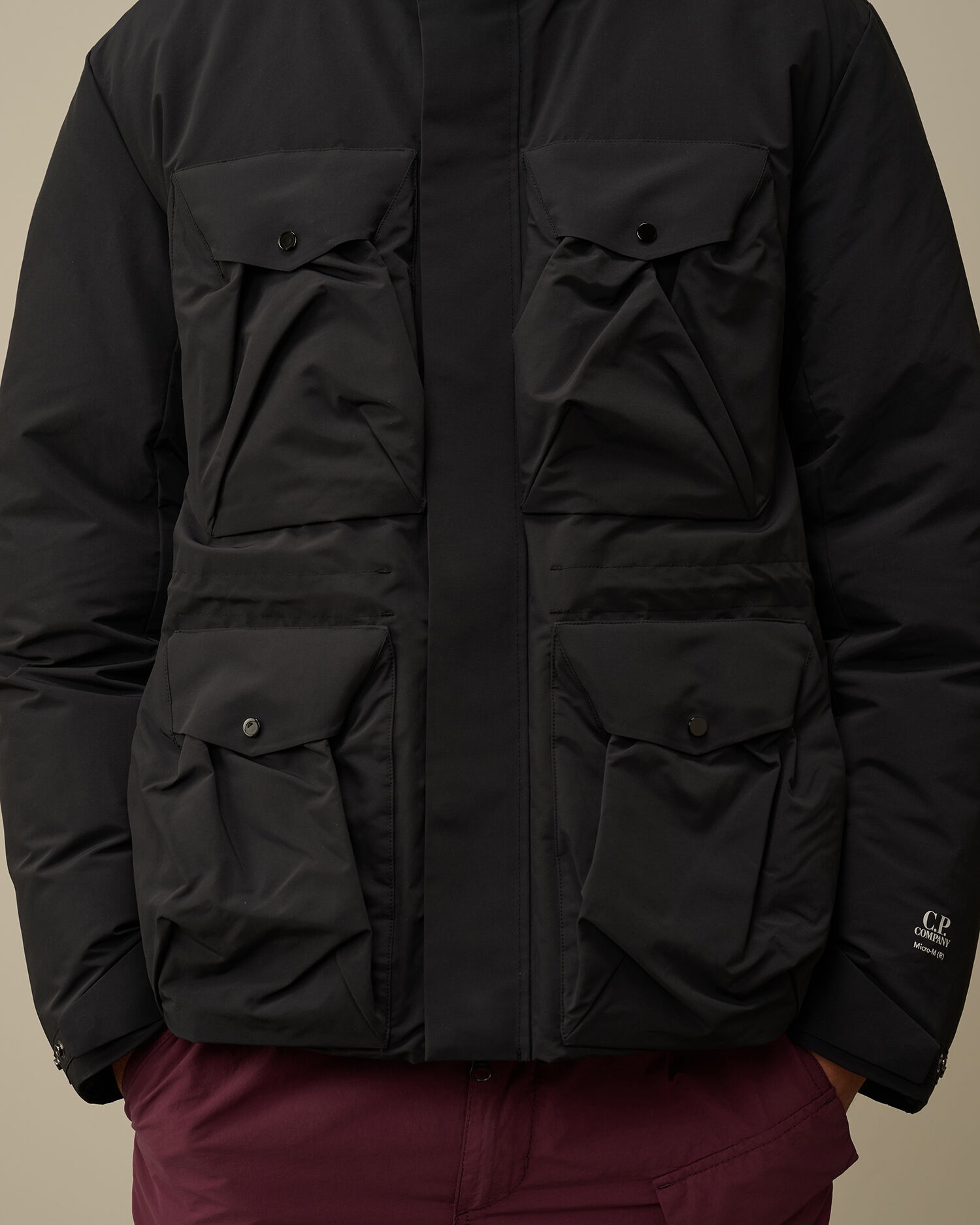 C.P. Company Micro-M (R) Down Field Jacket | REVERSIBLE