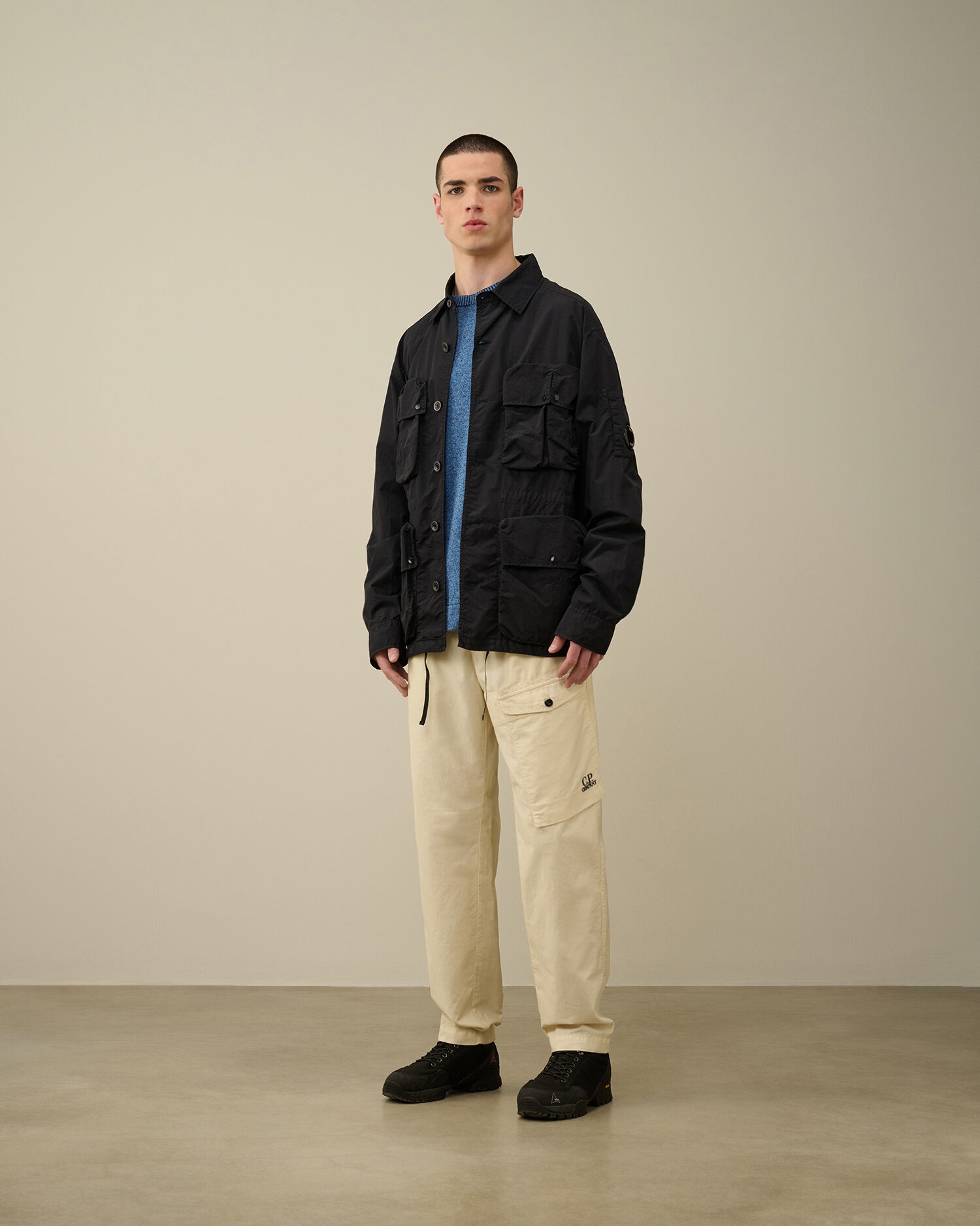 C.P. Company Flatt Nylon Utility Overshirt | REVERSIBLE