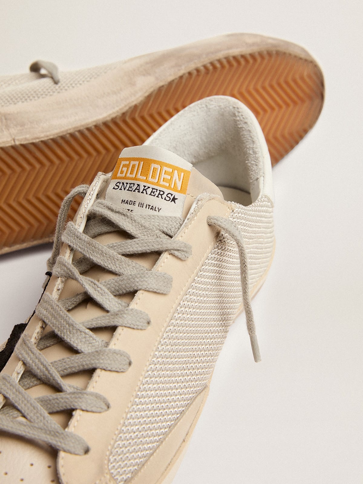Golden Goose Men's Super-Star in leather | goldengoose | REVERSIBLE