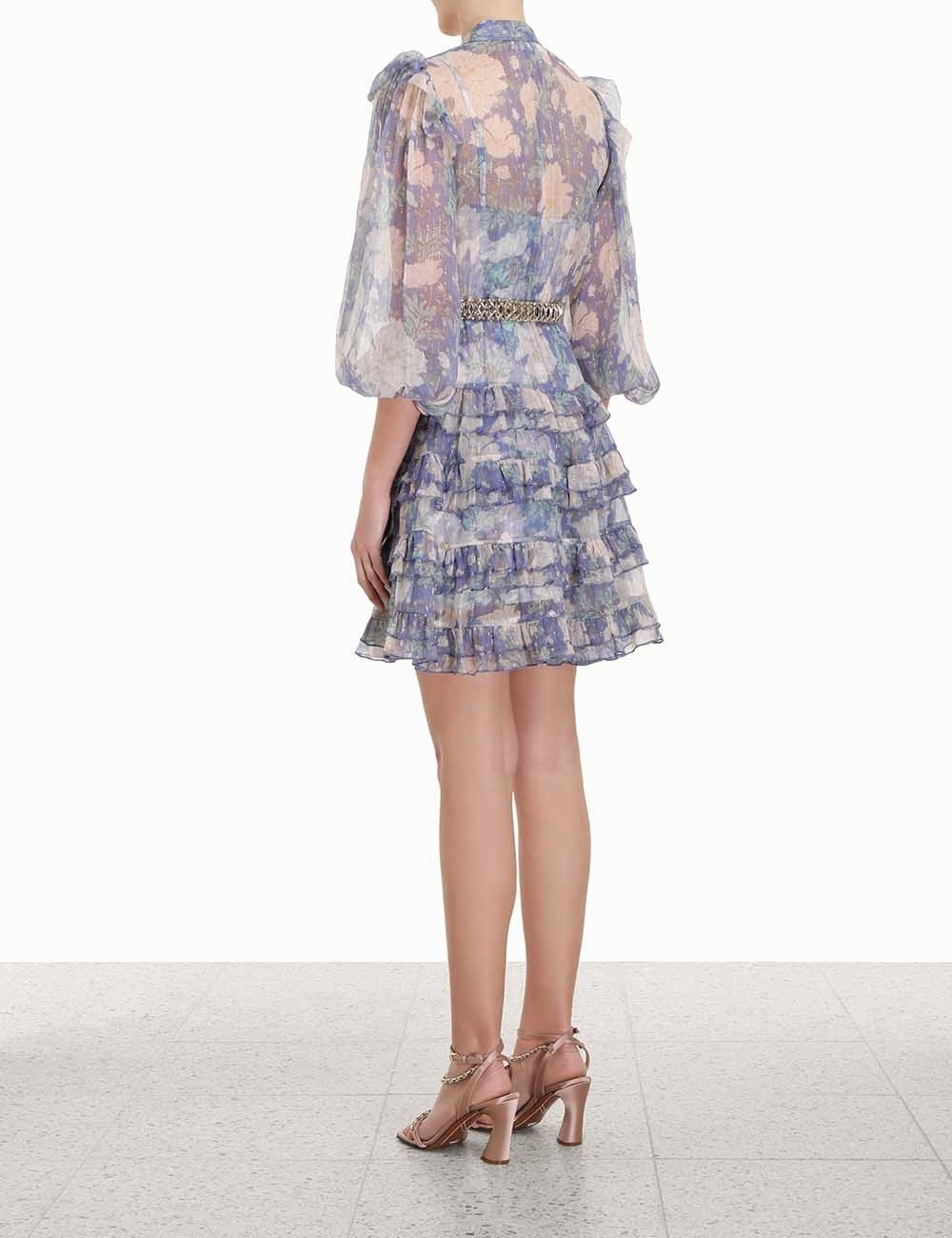Zimmermann COSMIC MINI SCALLOP DRESS | REVERSIBLE