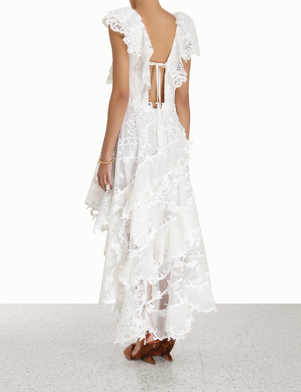 Zimmermann COASTER CORSET LACED GOWN | REVERSIBLE