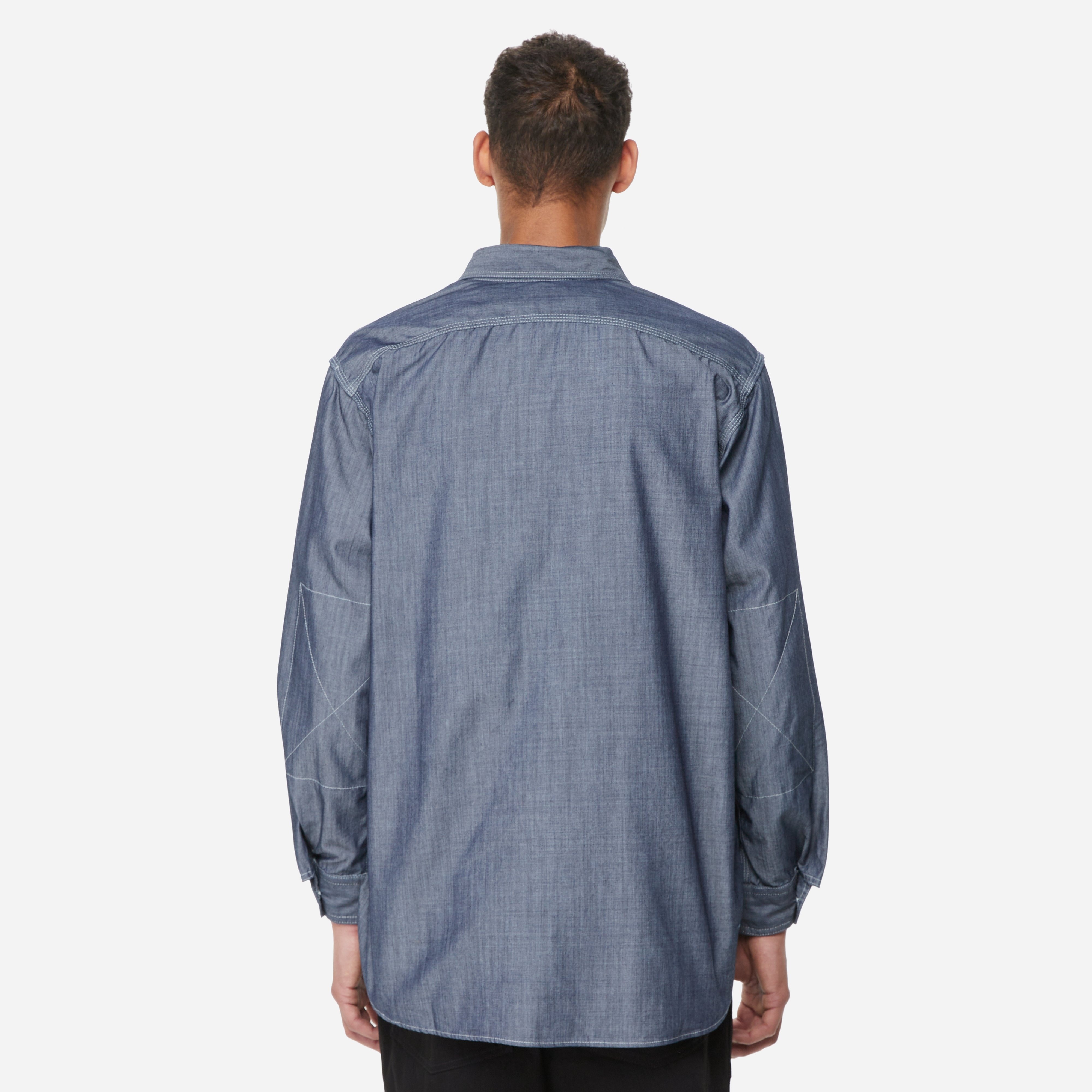 Engineered Garments Engineered Garments Chambray Work Shirt ...