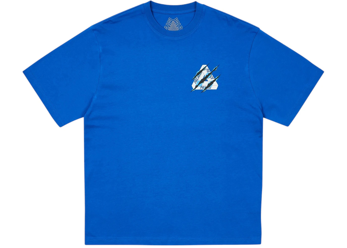 PALACE Palace Ripped Tri T-Shirt Blue Berry | REVERSIBLE