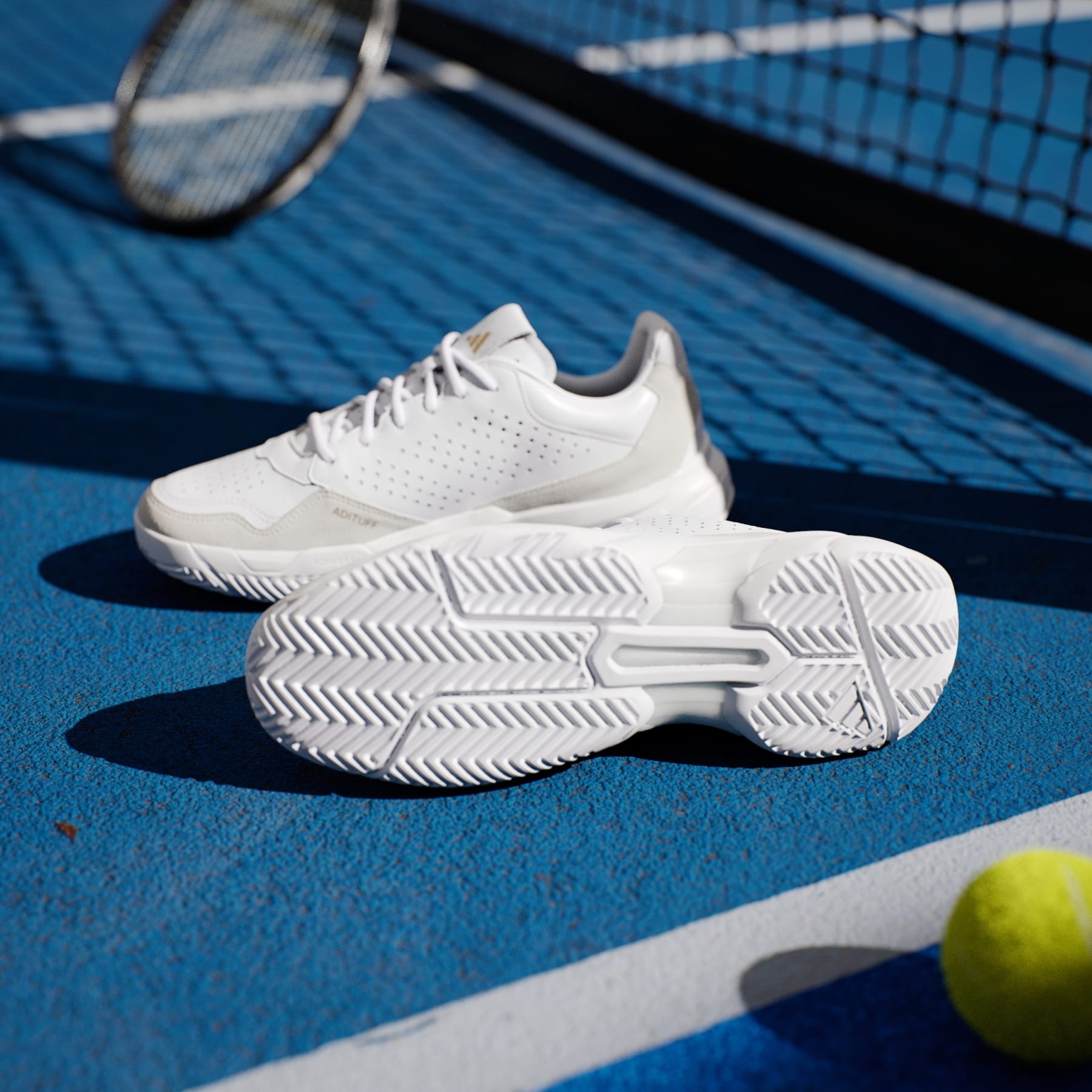 adidas Courtjam Control 3 Premium Tennis Shoes | REVERSIBLE