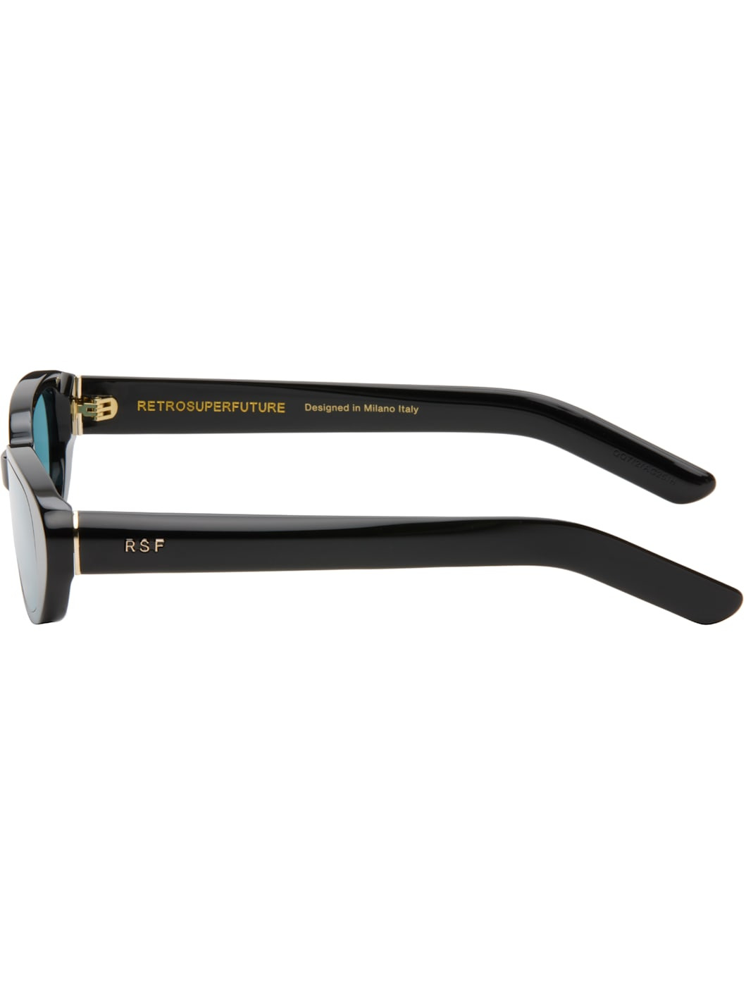 RETROSUPERFUTURE Black Vega Sunglasses | REVERSIBLE