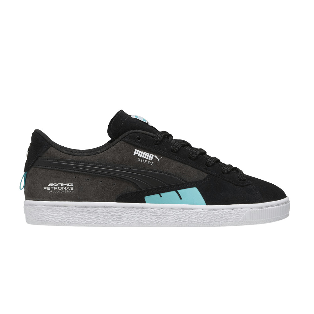 PUMA Mercedes-AMG Petronas F1 x Suede 'Black Sheen Green' | REVERSIBLE