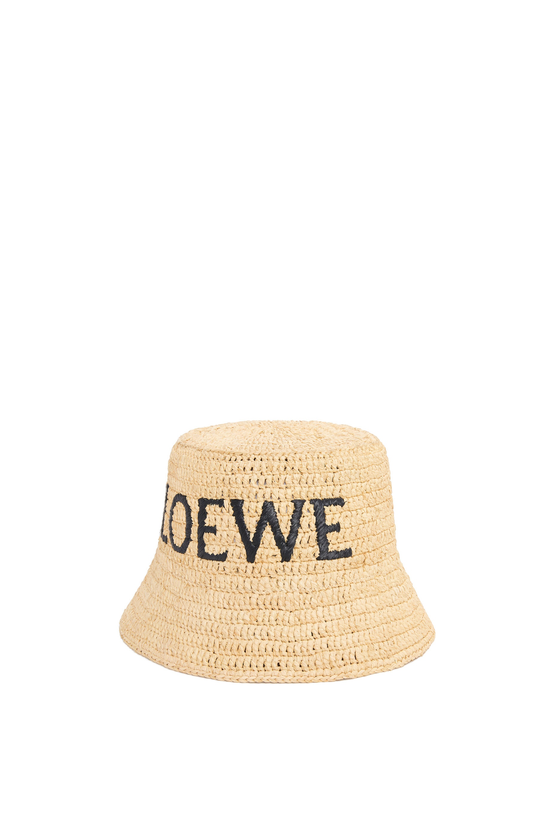 Loewe Bucket hat in raffia | REVERSIBLE
