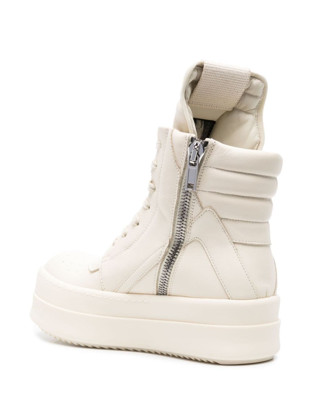 Rick Owens Mega Bumper Geobasket leather sneakers | REVERSIBLE
