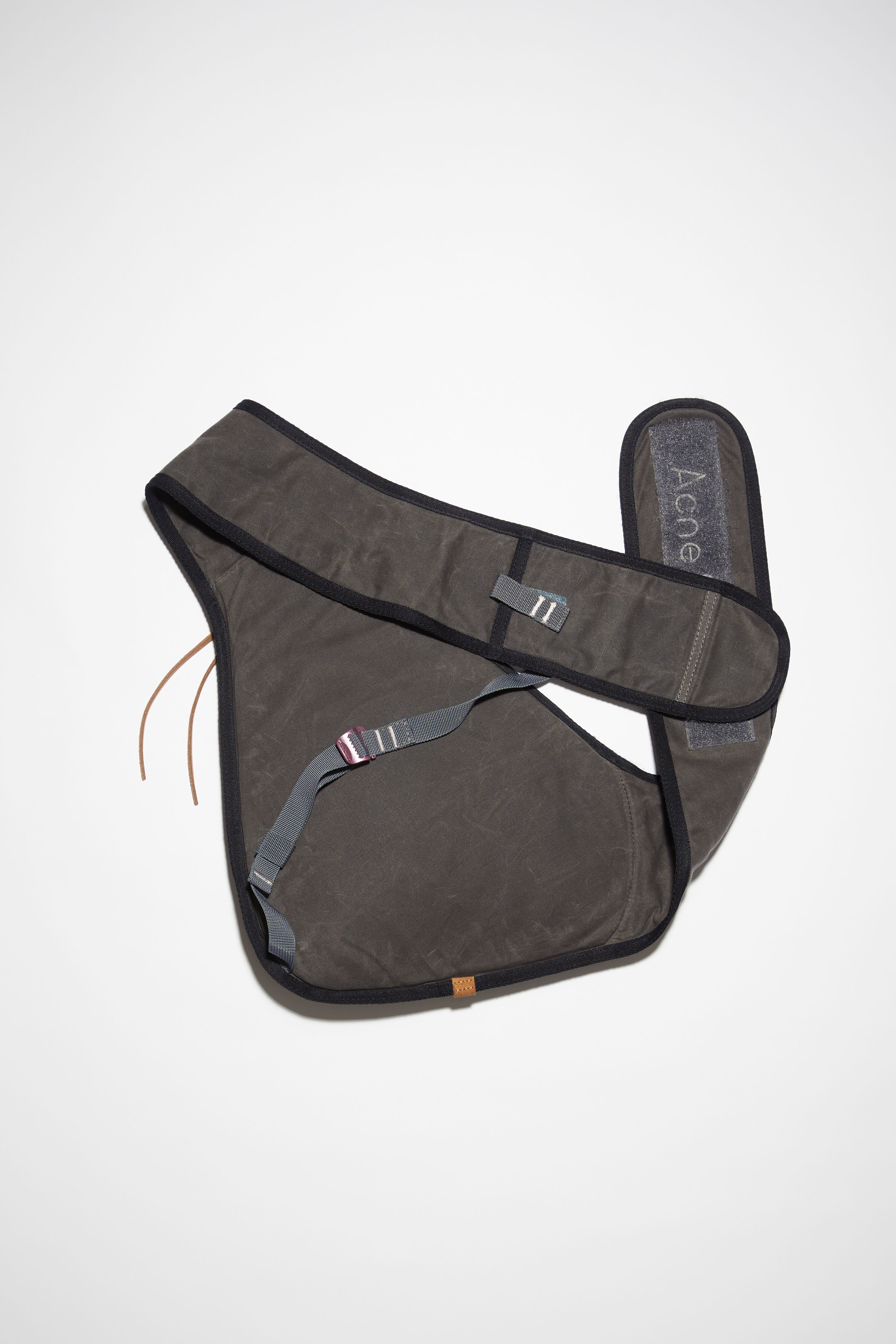 Acne Studios Sling backpack - Grey/black | REVERSIBLE Acne Studios Sling backpack - Grey/black | REVERSIBLE