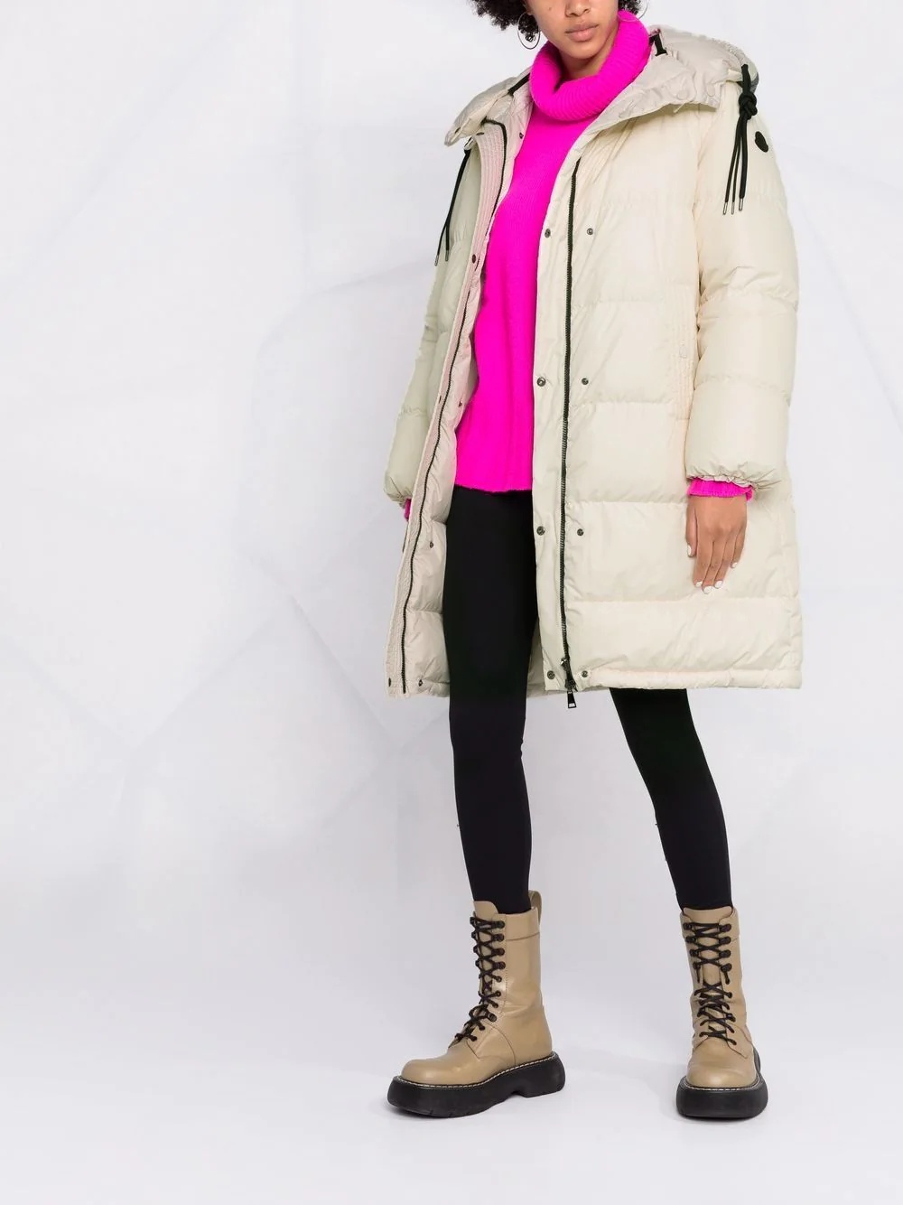 Moncler reversible logo-print padded coat | REVERSIBLE