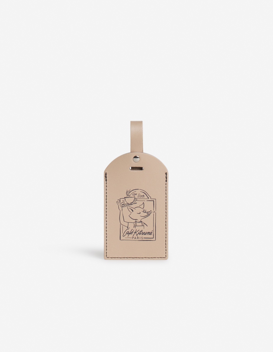 Maison Kitsuné CAFE KITSUNE STREET FOX NAME TAG | REVERSIBLE